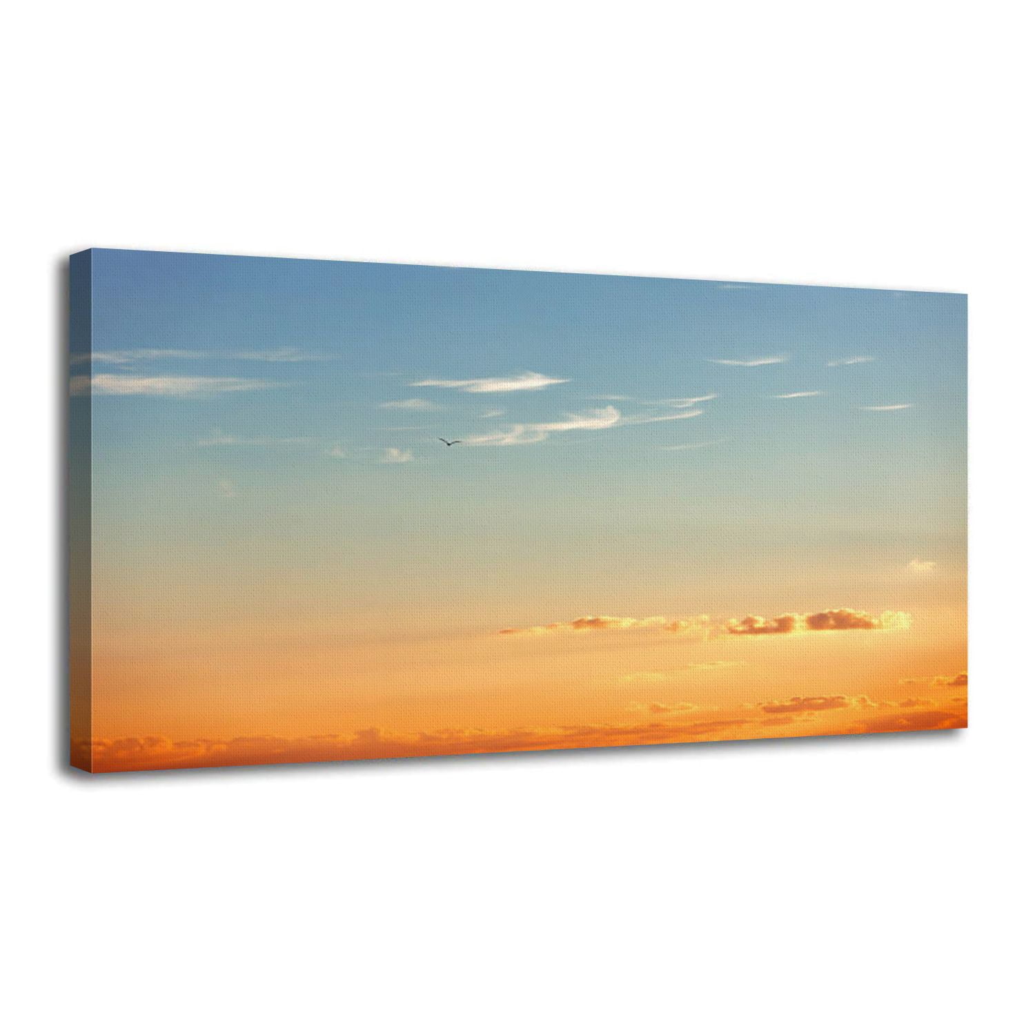 Canvas Wall Art Beautiful sunrise horizon Wall Decor for Living Room ...