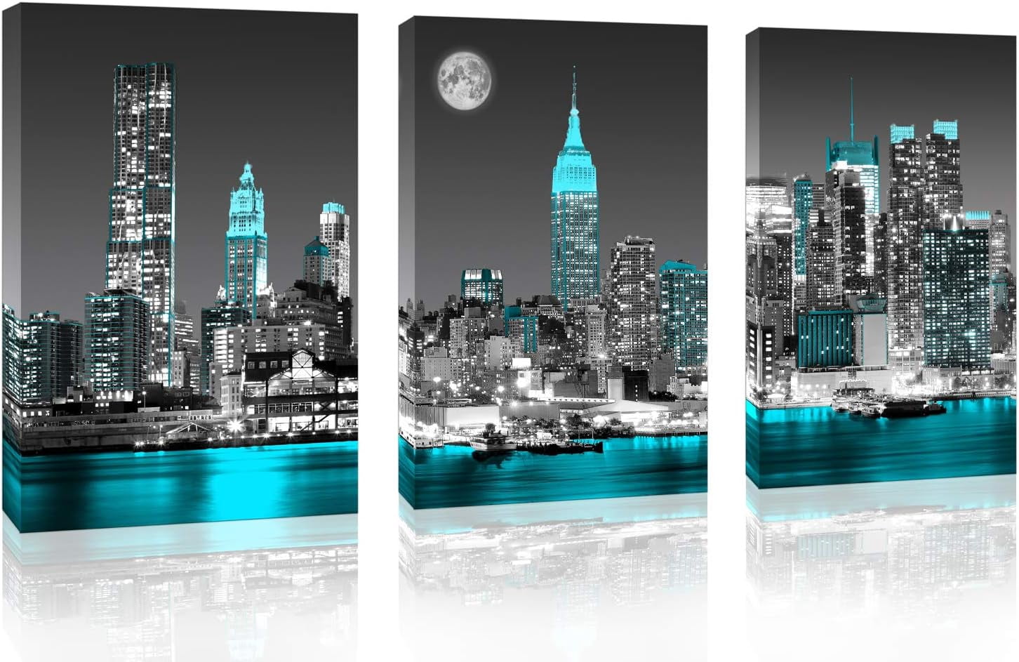 Canvas Wall Art for Bedroom New York City Wall Decor Empire State ...