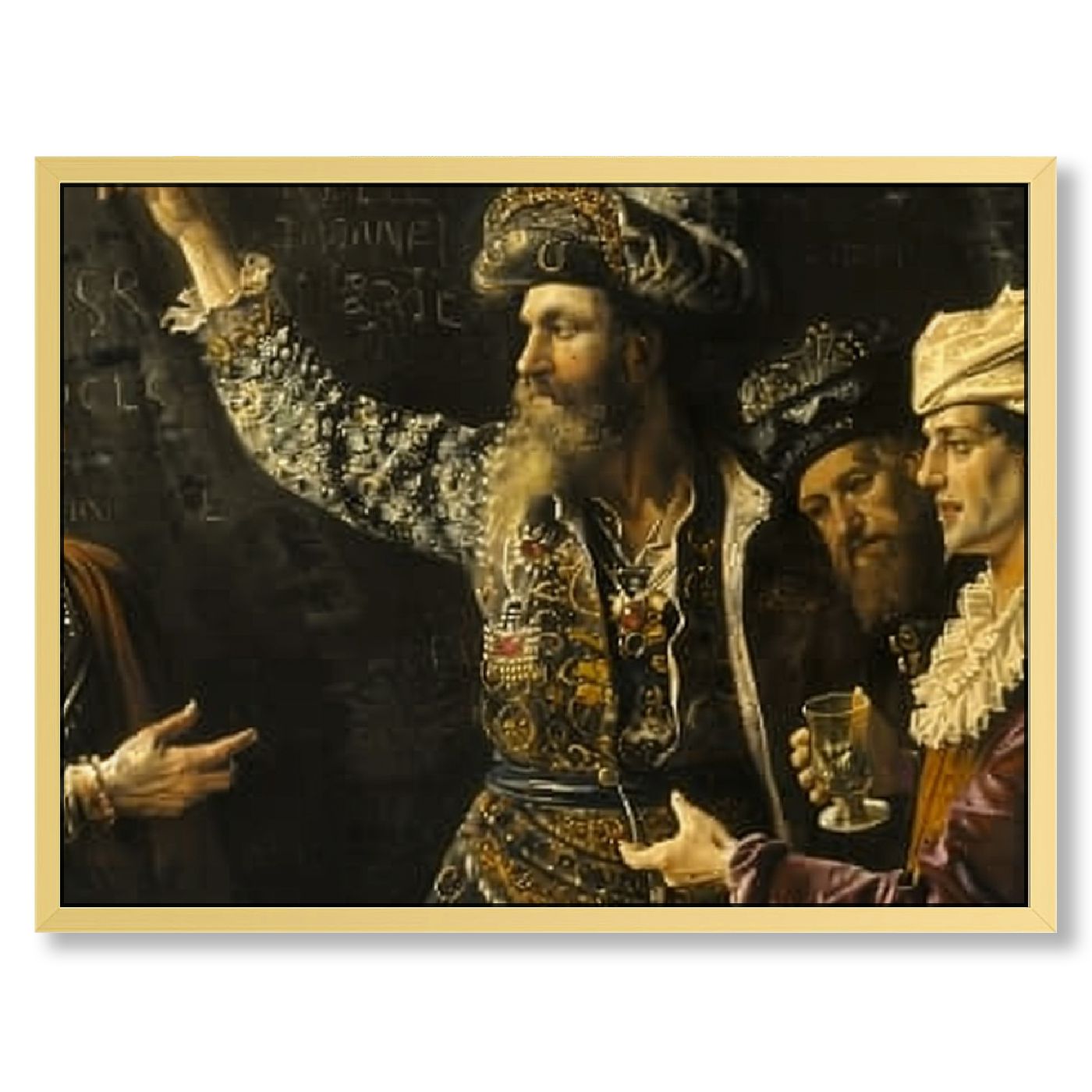 Canvas Wall Art - Belshazzars Feast Painting - Famous Painting ...