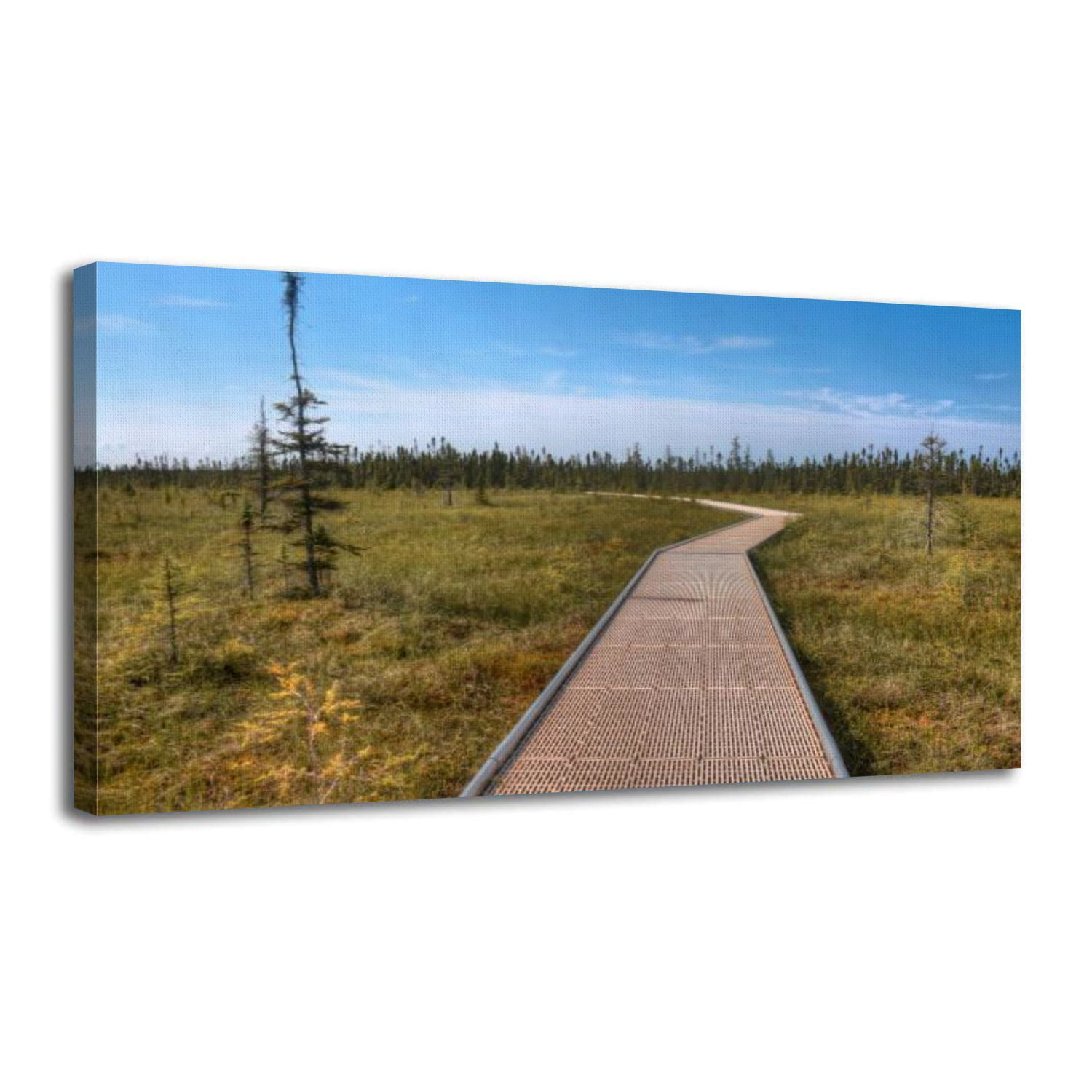 Canvas Wall Art Big Bog State Park Wall Decor for Living Room Bathroom ...