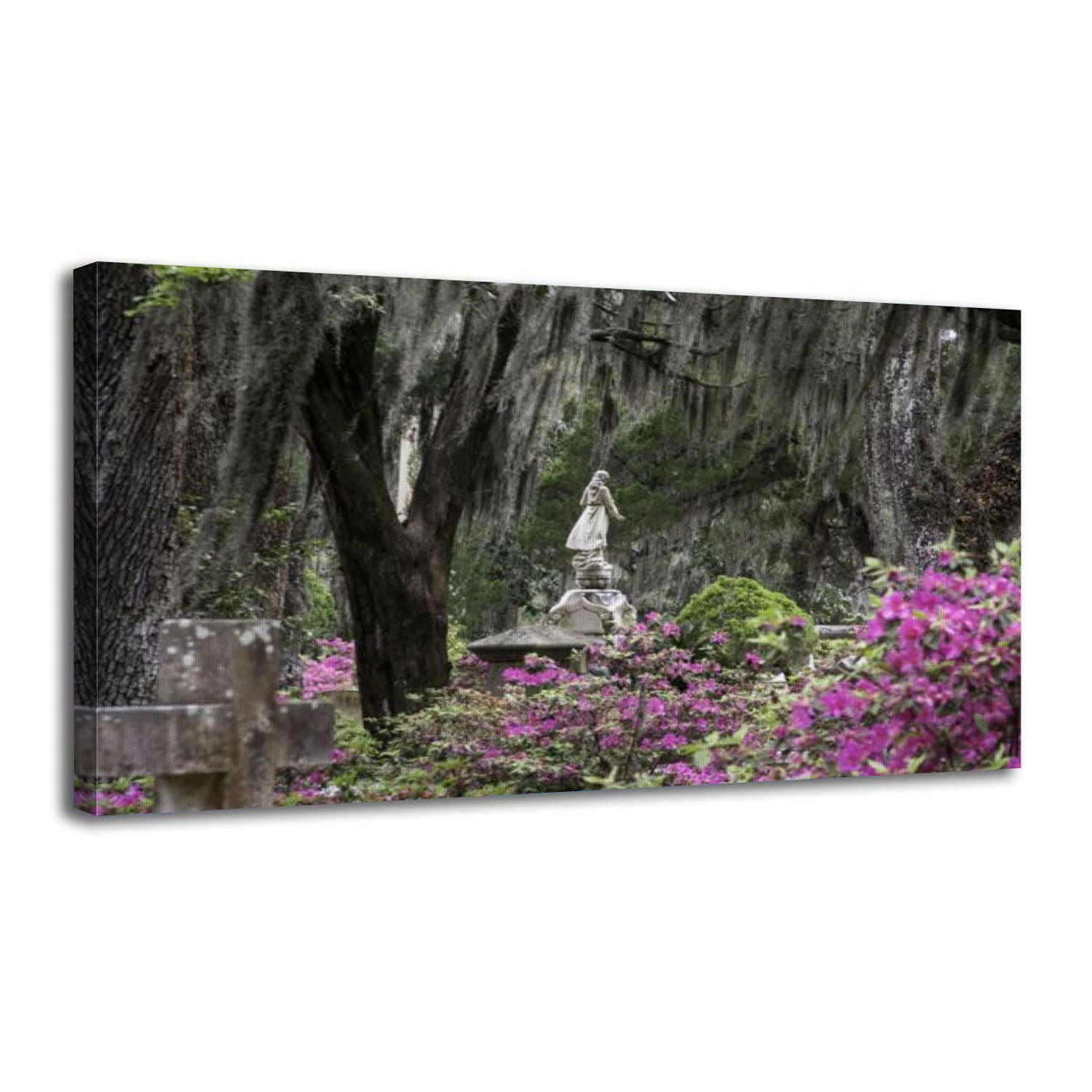 Canvas Wall Art Bonaventure Cemetery Savannah Georgia Wall Decor for ...