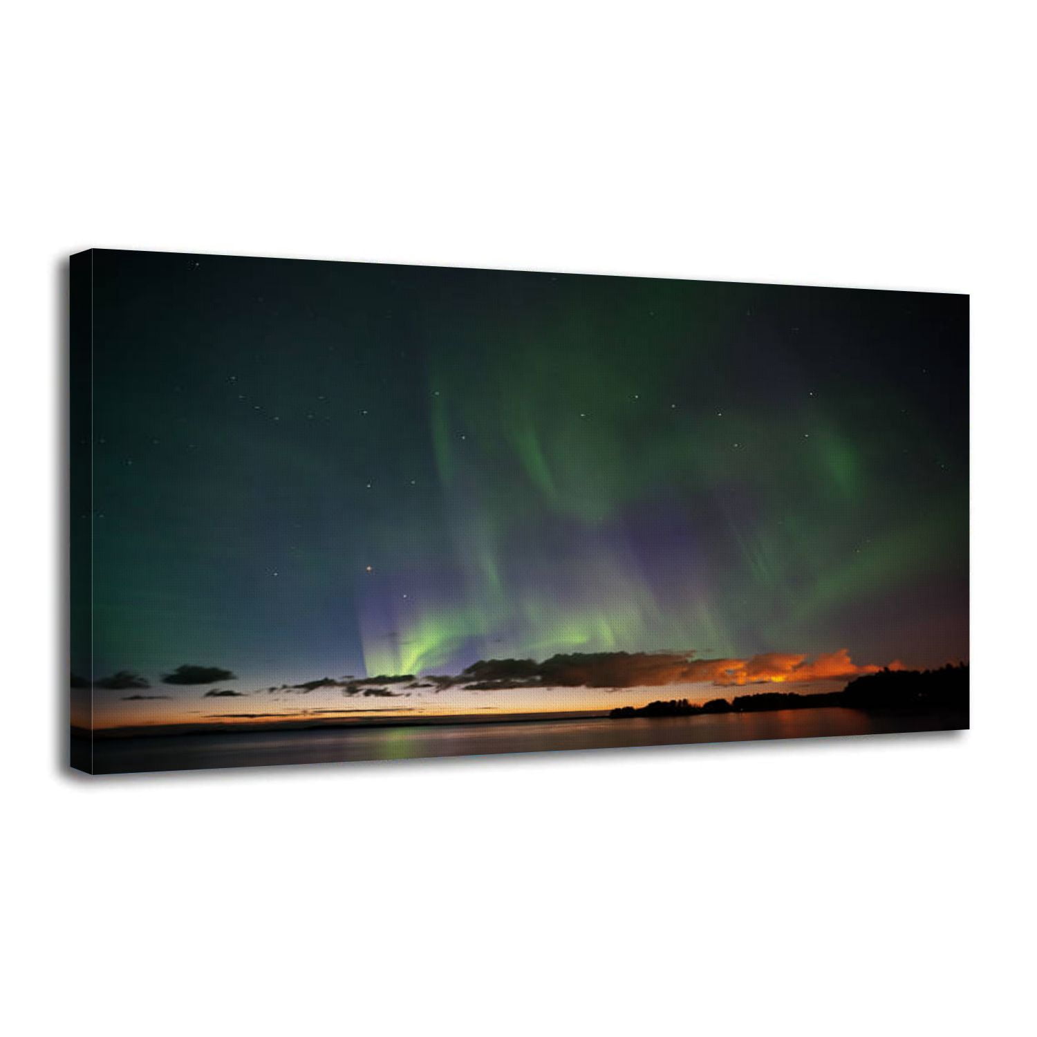 Canvas Wall Art Borealis Big Dipper Bootes Wall Decor for Living Room ...