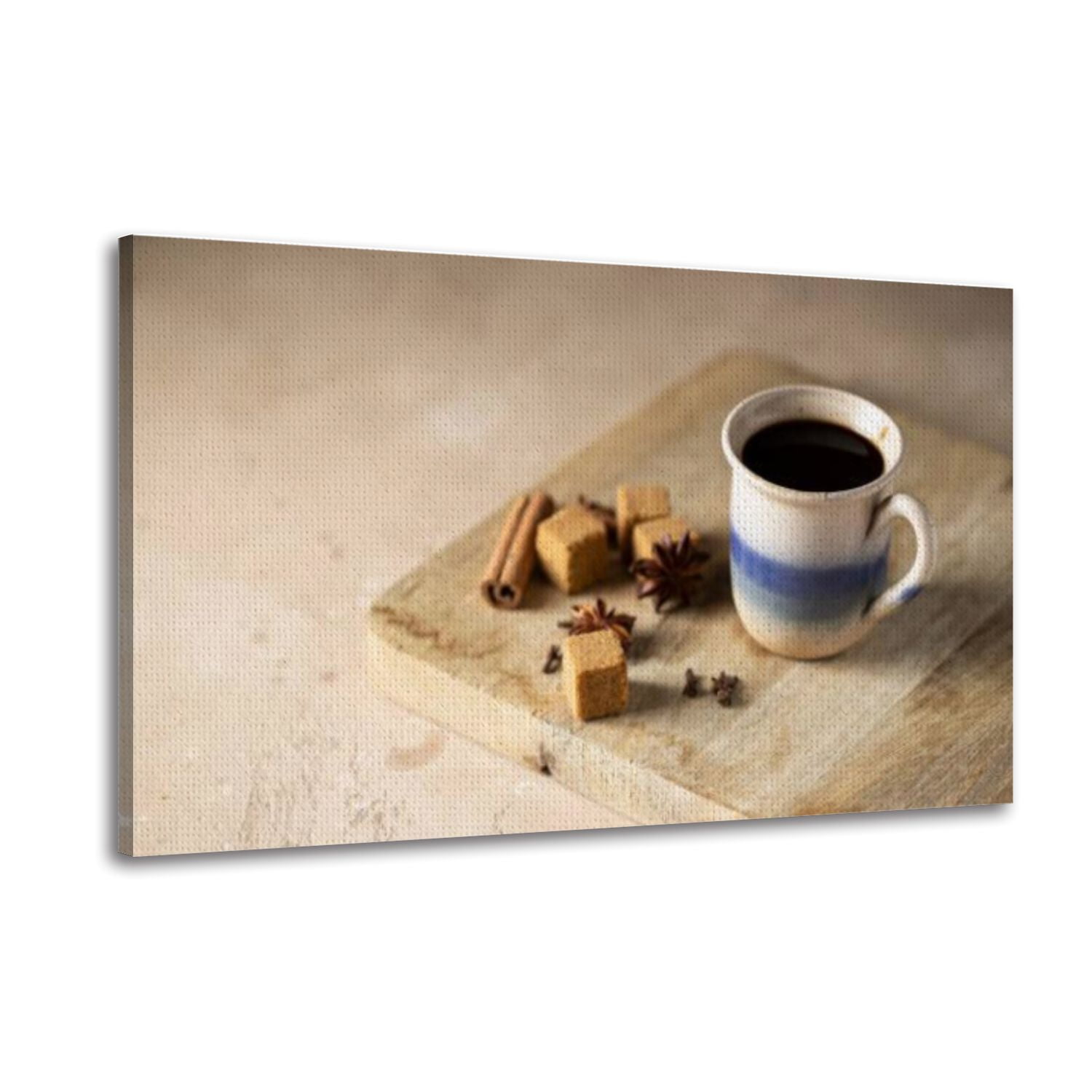 Canvas Wall Art Cafe de olla traditional Mexican coffee beverage panela ...