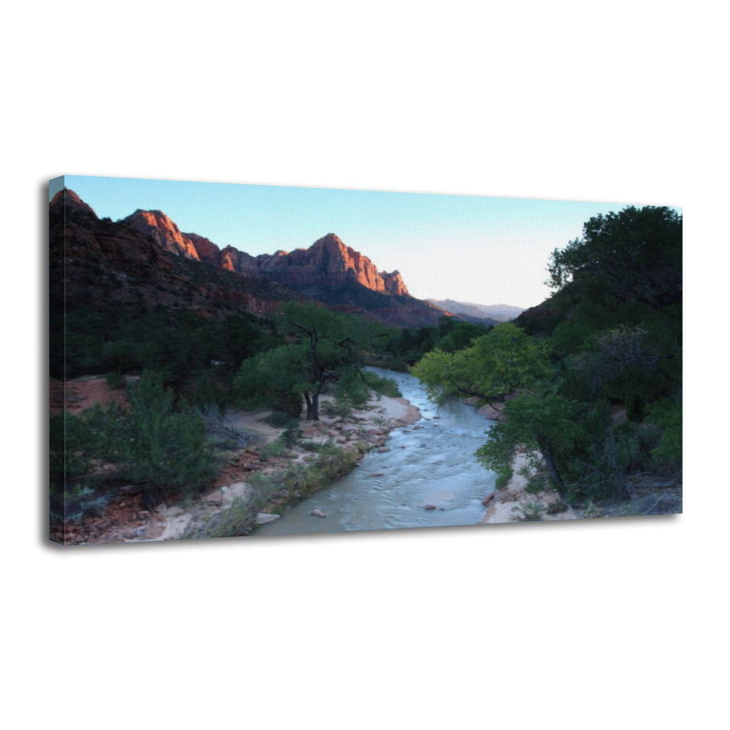 Canvas Wall Art Canyon Junction sunset Zion National Park Utah Wall ...