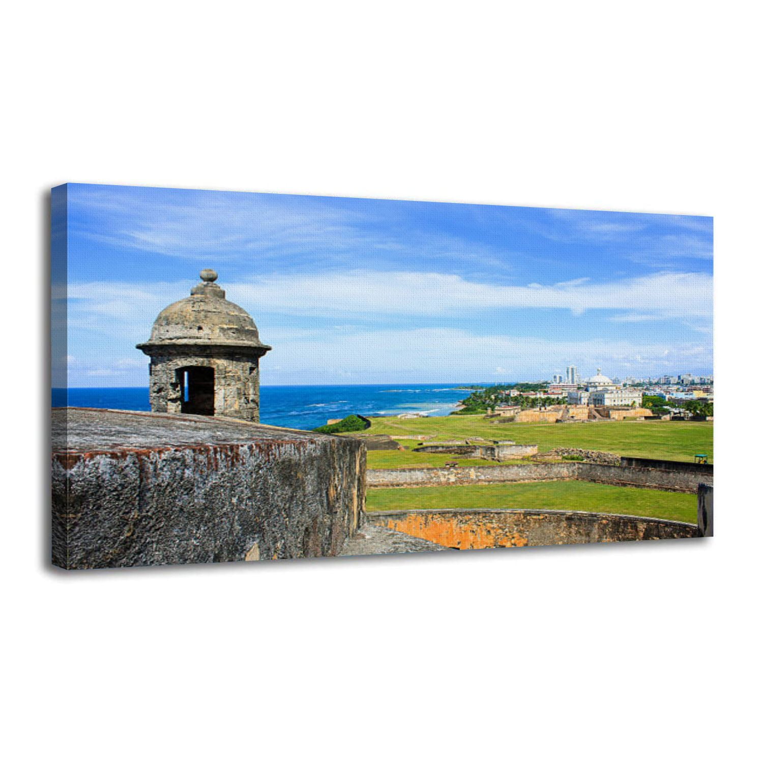 Canvas Wall Art Castle San Cristobal San Juan Puerto Rico Wall Decor ...