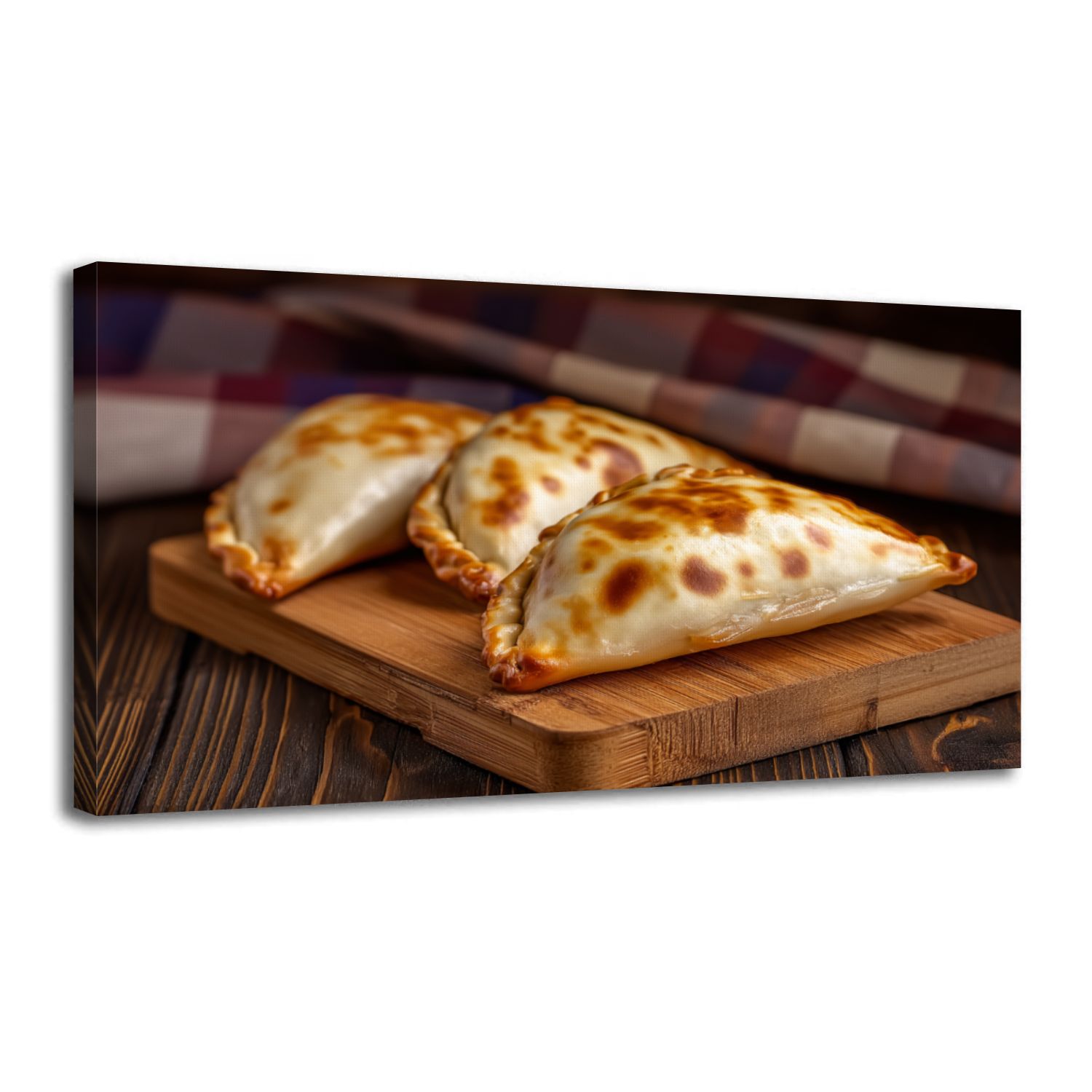 Canvas Wall Art Chilean empanadas variety Chile Food Fresh ingredients ...