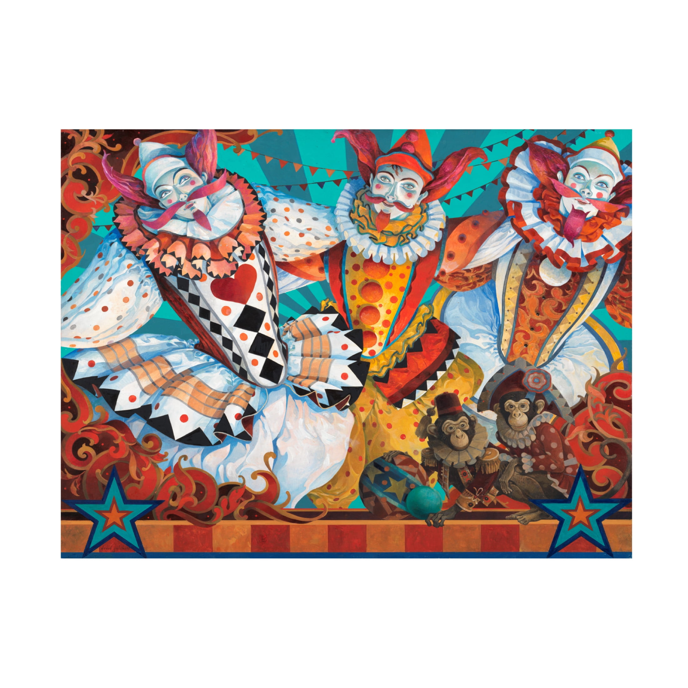 Canvas Wall Art - David Galchutt 'Big Top' Wall Art for Living Room ...