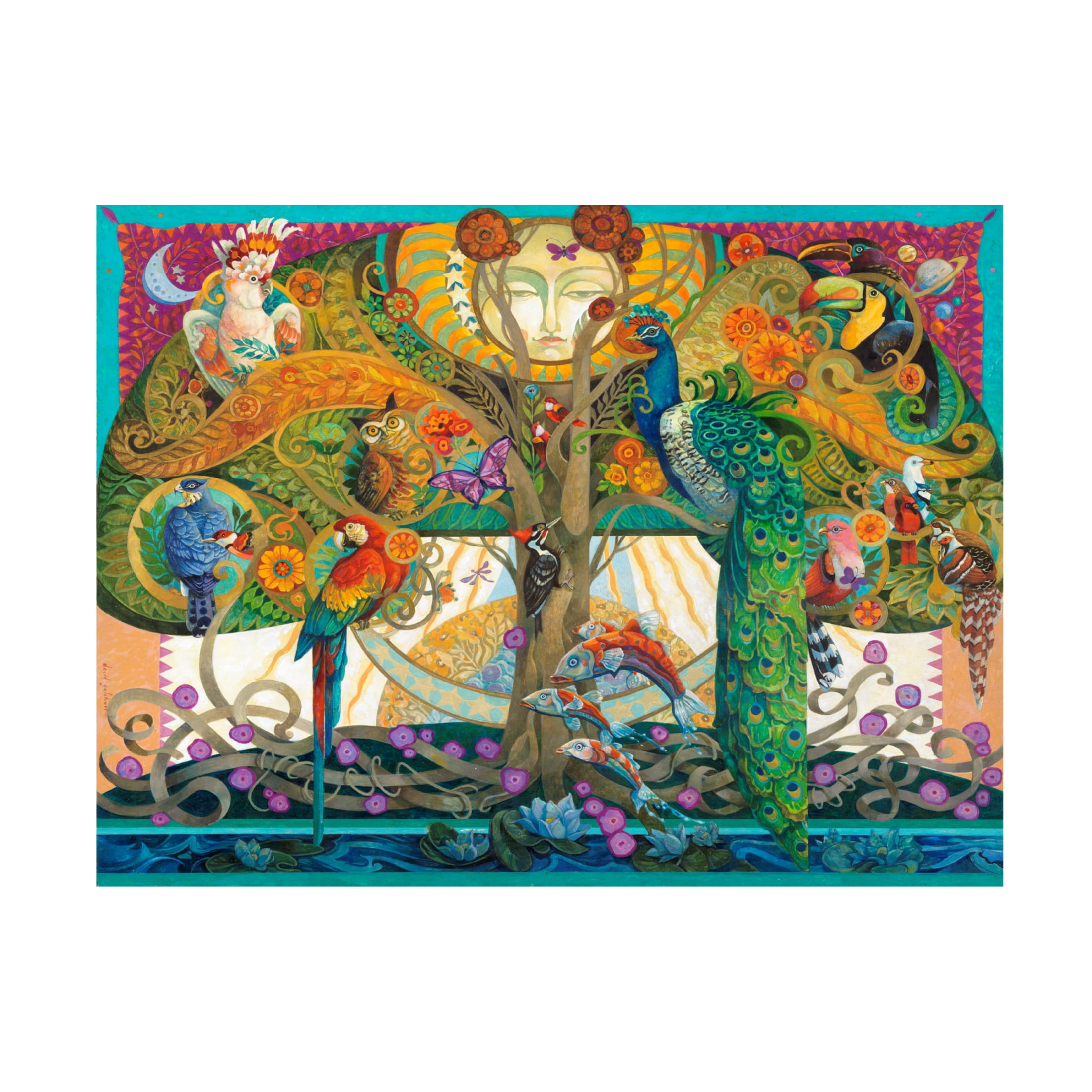 Canvas Wall Art - David Galchutt 'On the 5th Day' Wall Art for Living ...