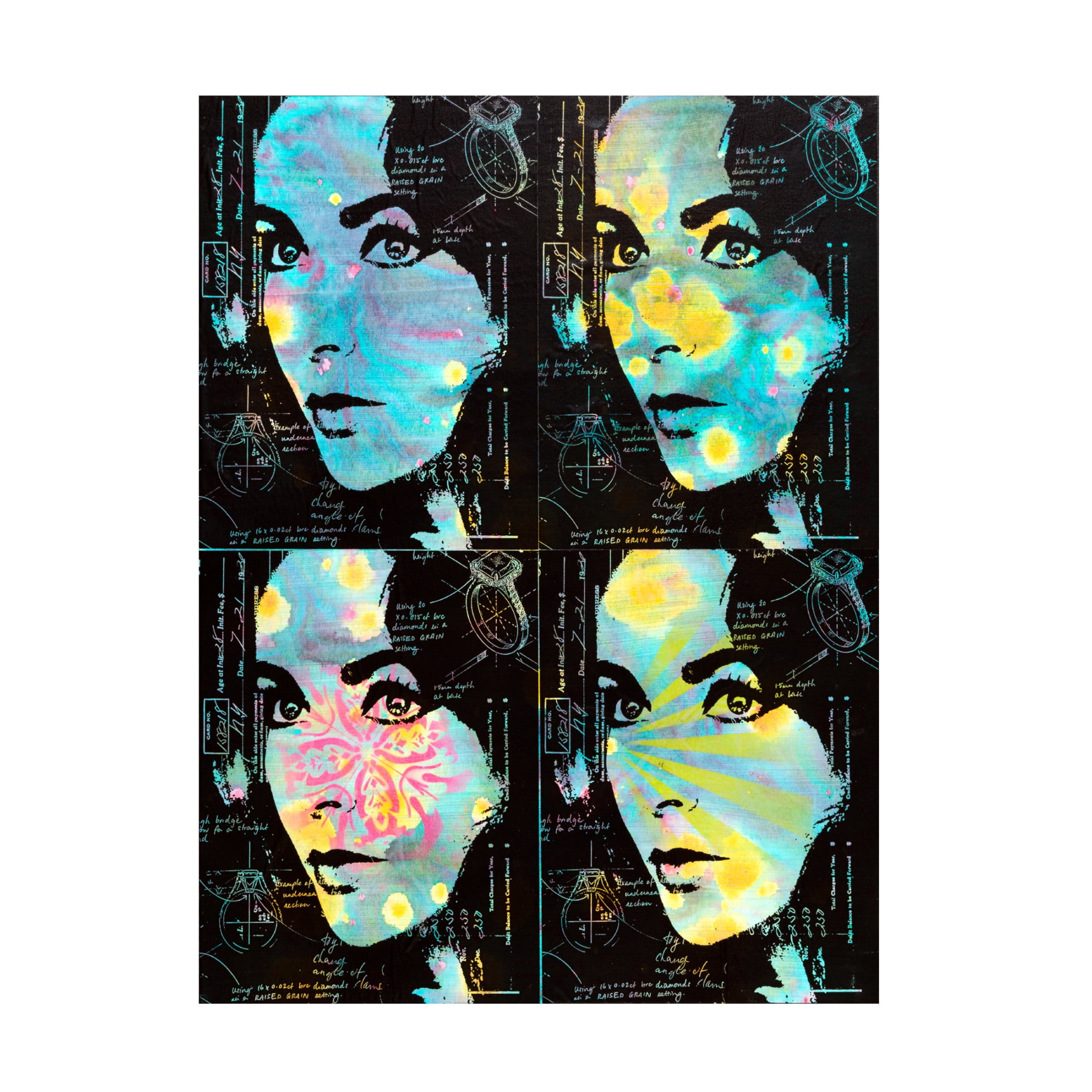 Canvas Wall Art - Dean Russo 'Elizabeths Ring' Wall Art for Living Room ...