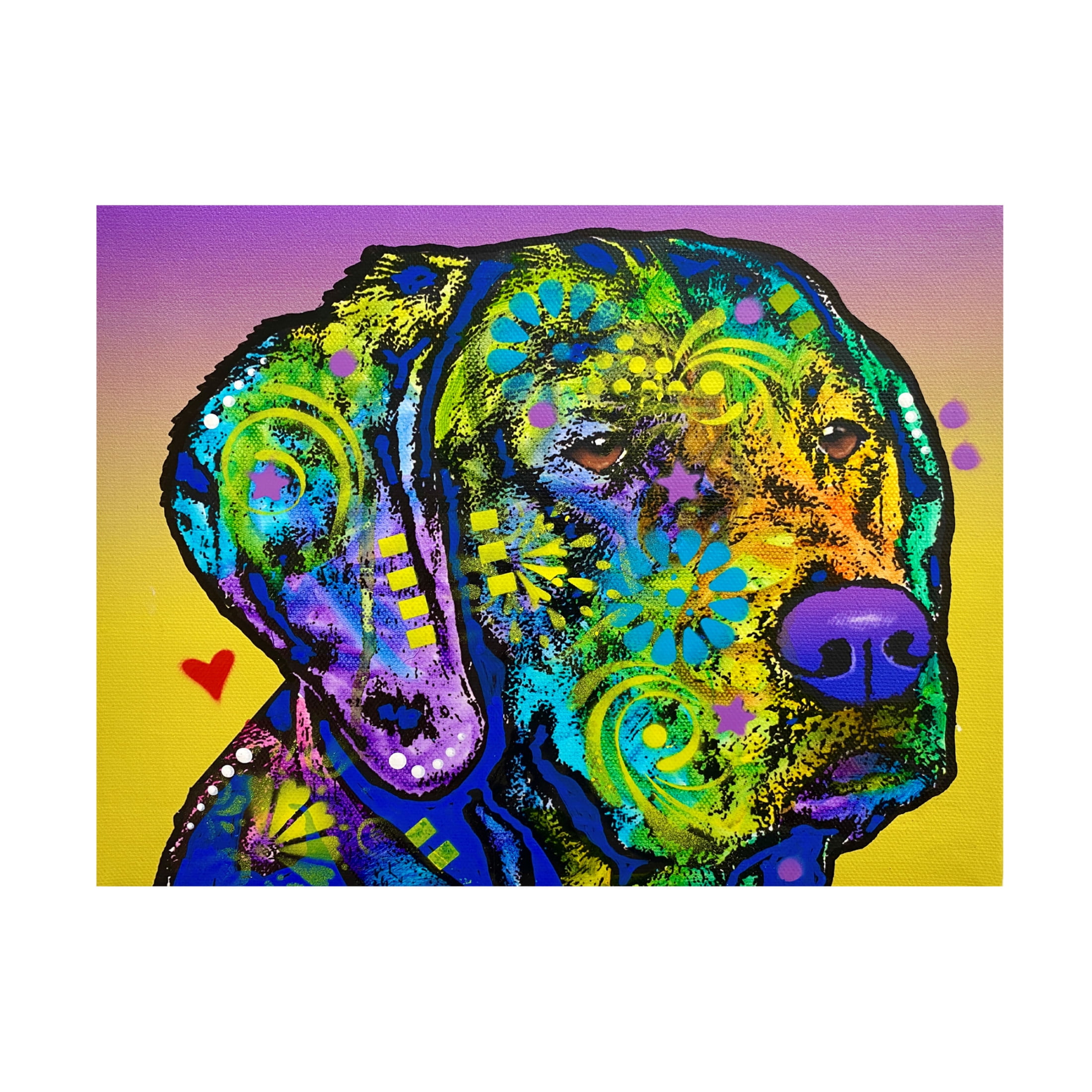 Canvas Wall Art - Dean Russo 'I Love You But Im Bored' Wall Art for ...