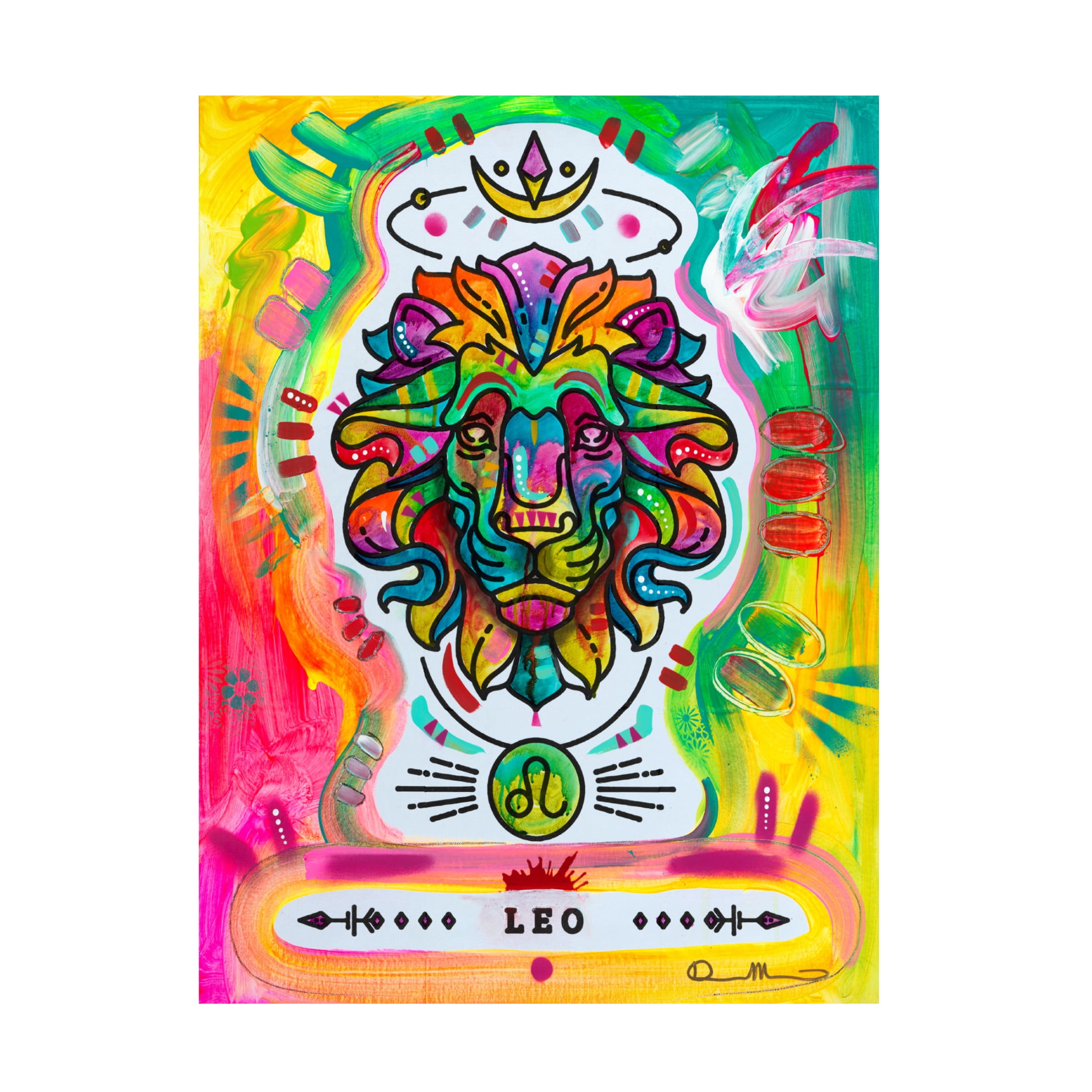 Canvas Wall Art - Dean Russo 'Leo' Wall Art for Living Room, Bedroom ...