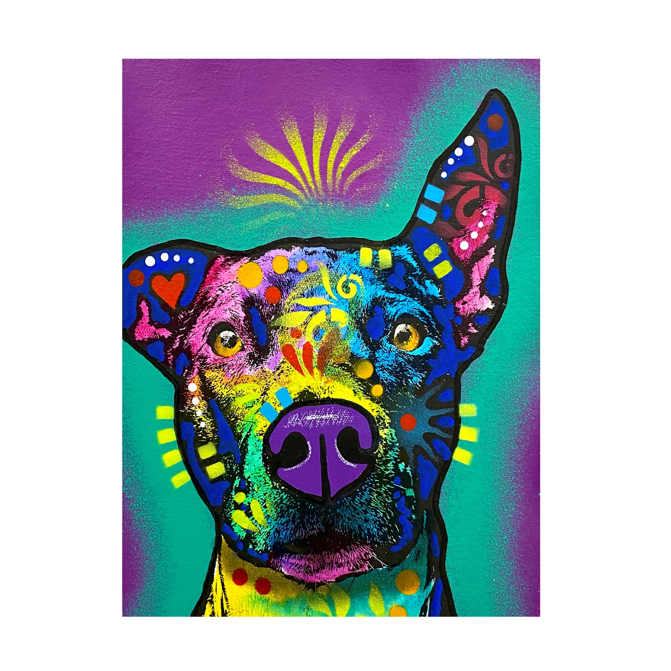 Canvas Wall Art - Dean Russo 'Rampant' Wall Art for Living Room ...