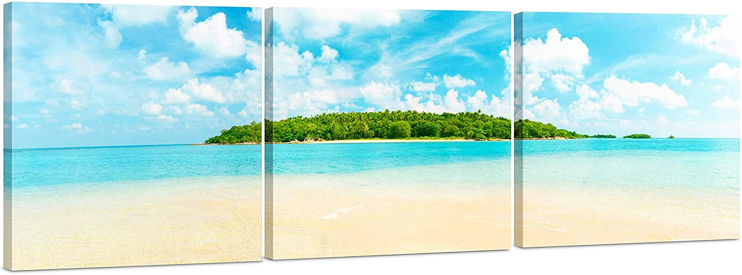 Canvas Wall Art Decor - 24x24 3 Piece Set (Total 24x72 inch ...