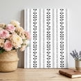 Canvas Wall Art Eclectic Stripes Canvas Art Print Rustic Black Dashed ...