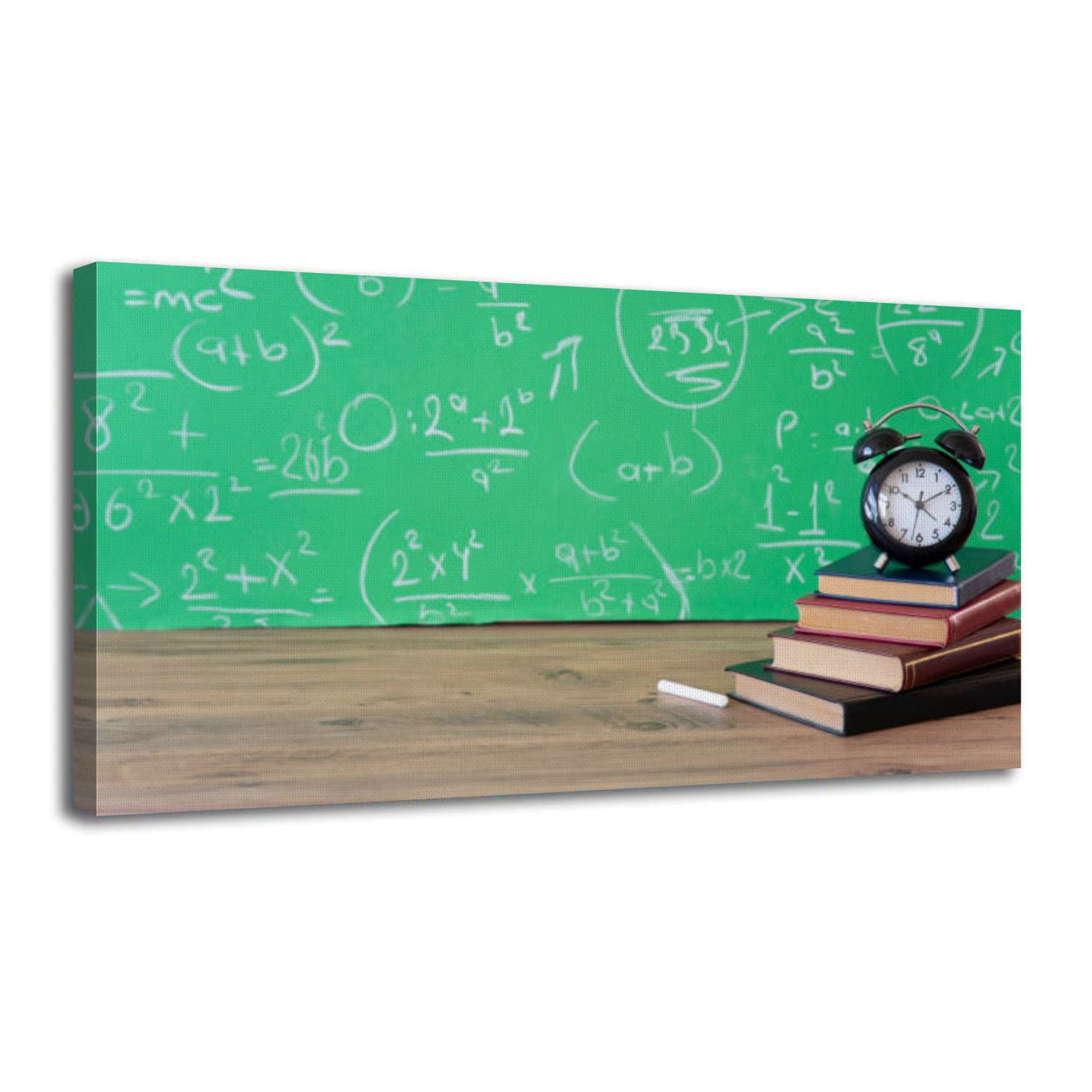 Canvas Wall Art Education books table auditorium blackboard Wall Decor ...