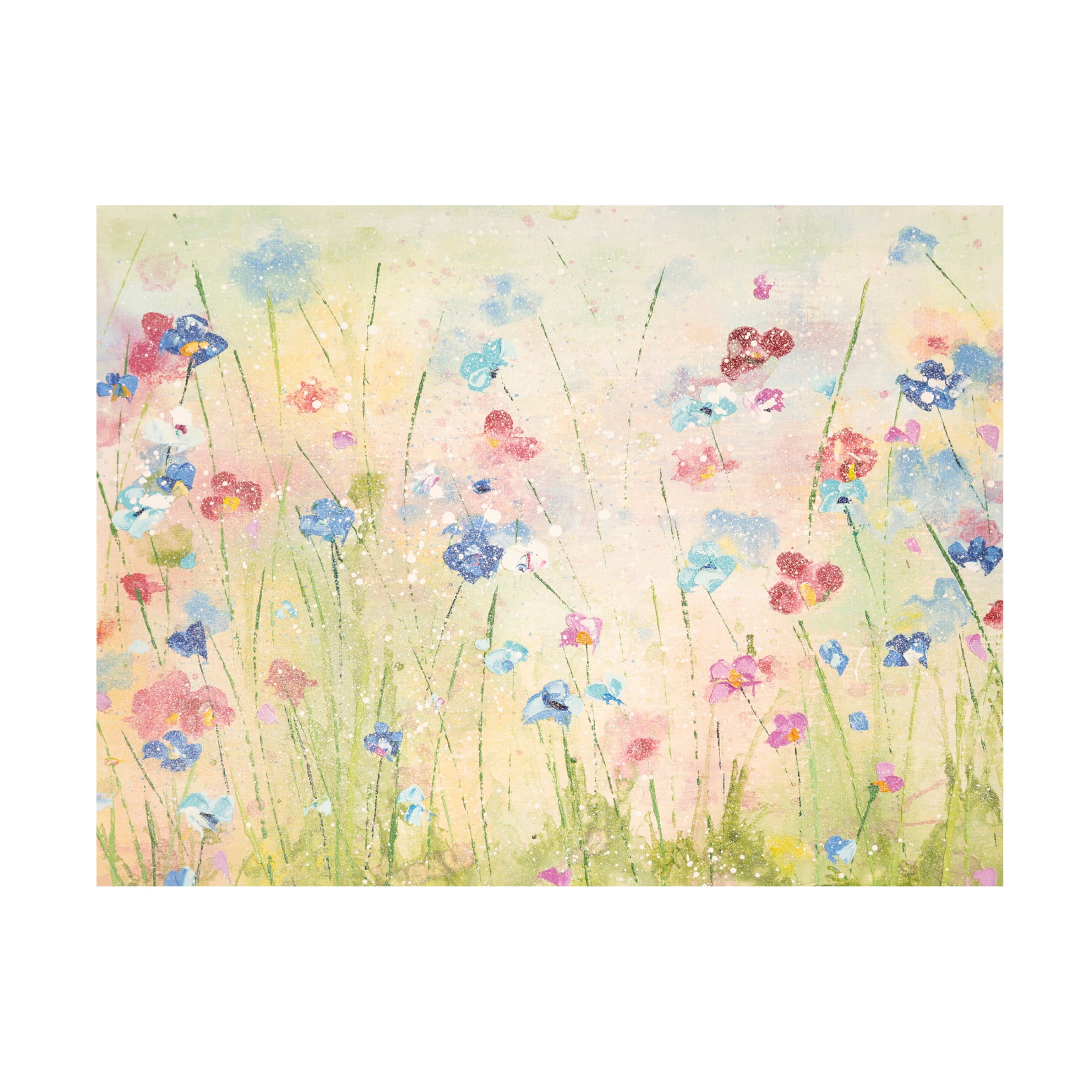 Canvas Wall Art - Emma Coghlan 'Forget-Me-Not' Wall Art for Living Room ...