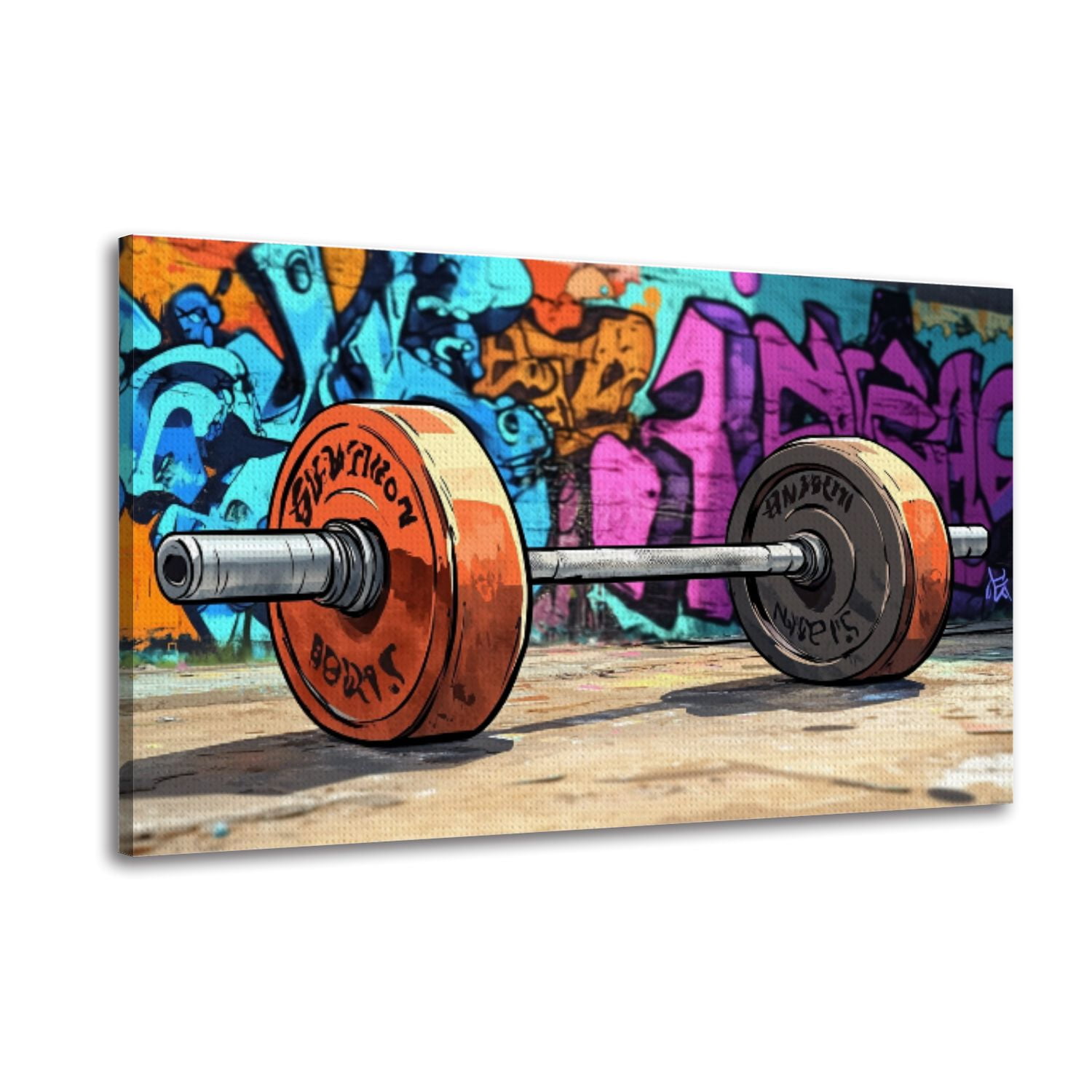 Canvas Wall Art Graffiti Masculine Funky Motivational Urban Cool ...
