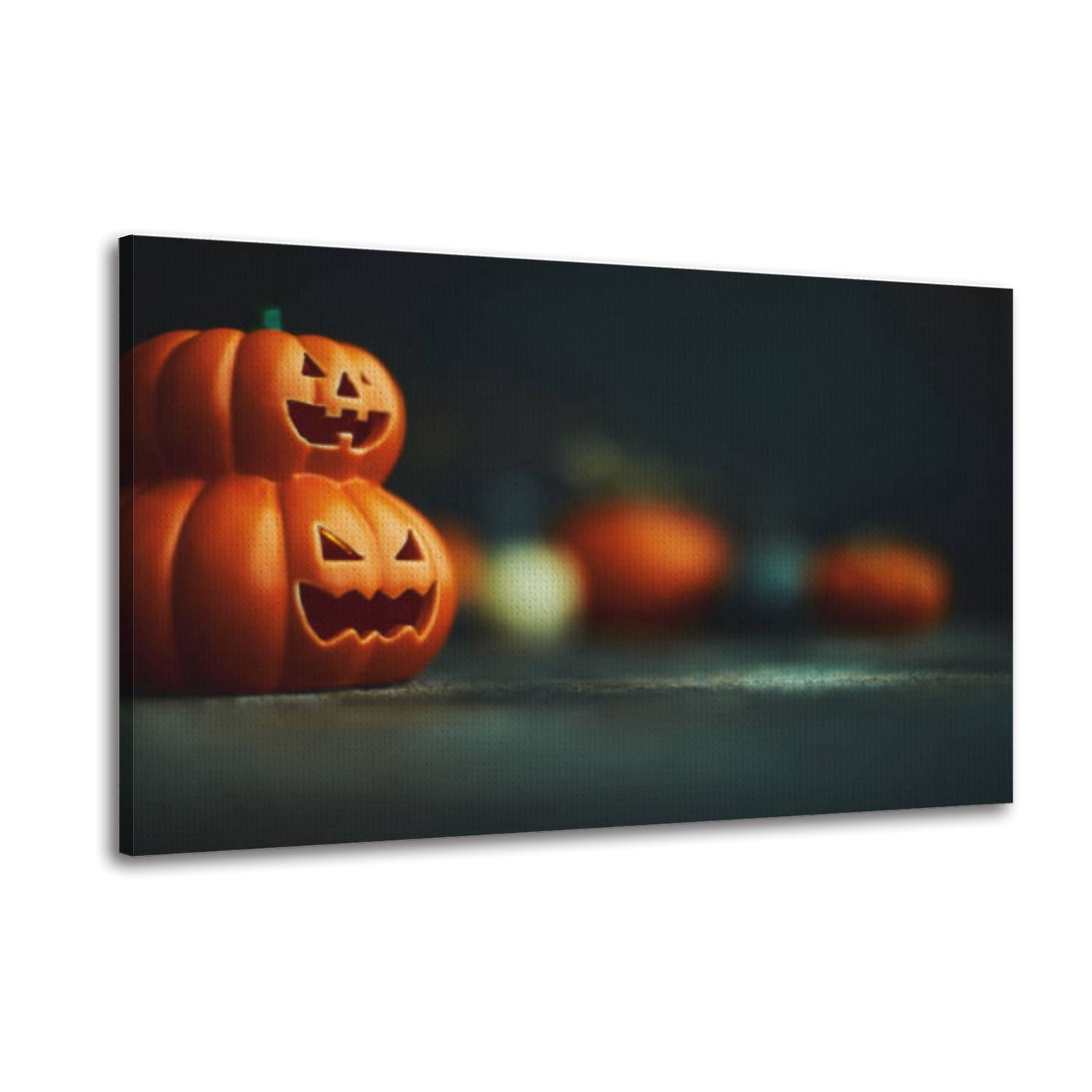 Canvas Wall Art Halloween O pumpkins Wall Decor for Living Room ...