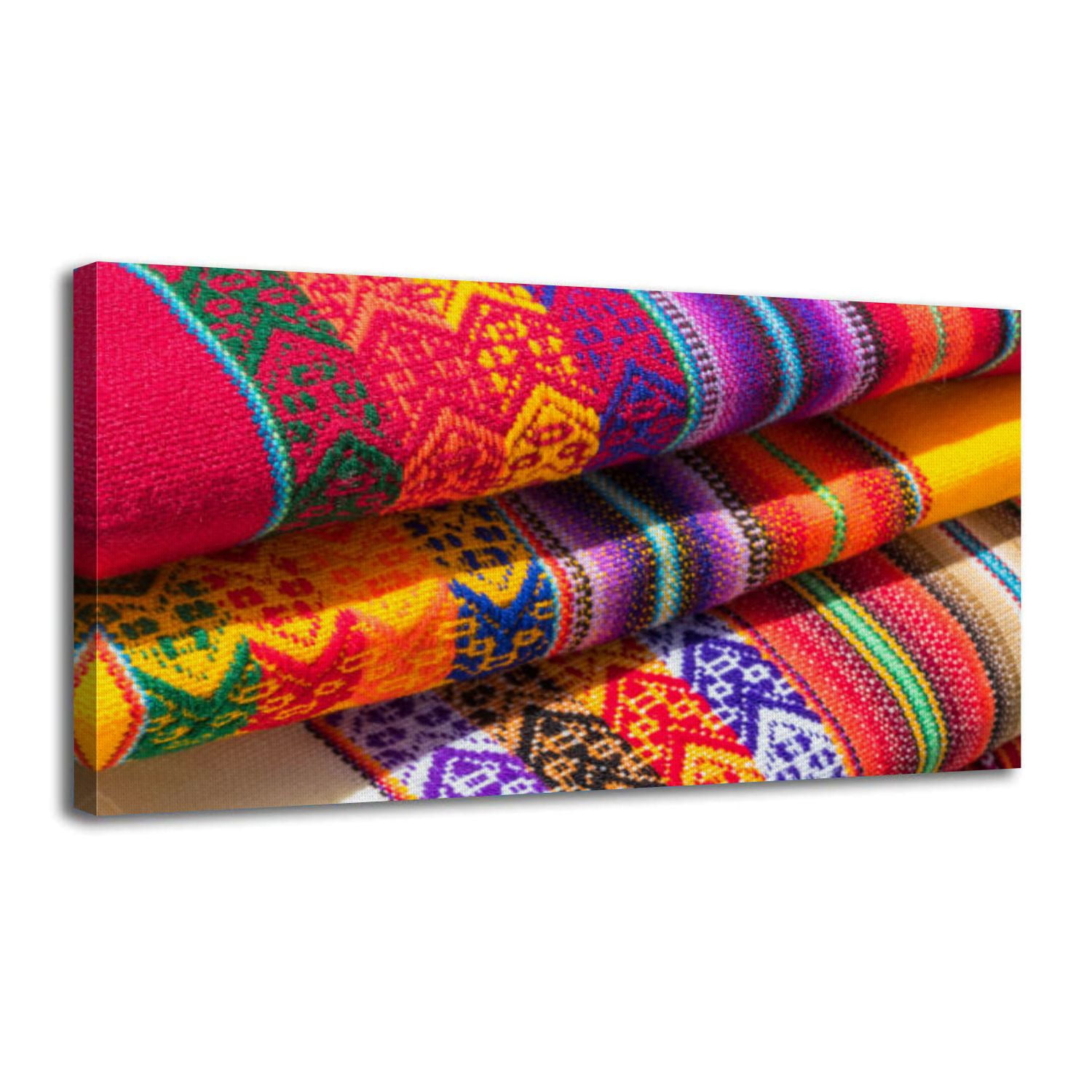 Canvas Wall Art Handmade alpaca textile products Arequipa Peru Wall ...