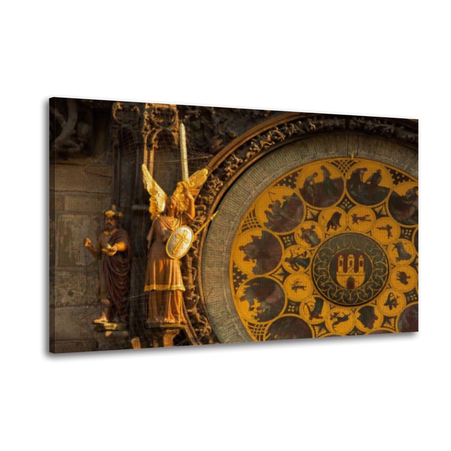 Canvas Wall Art Historical astronomical clock Old Town Square Prague ...