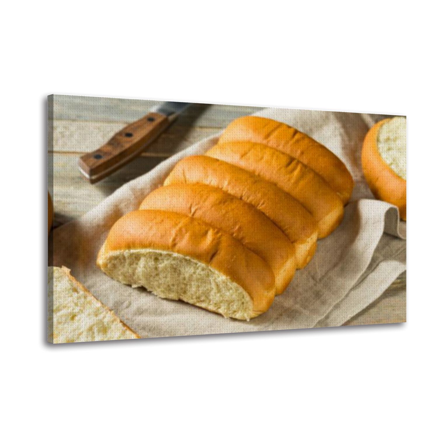 Canvas Wall Art Homemade New England Style Buns Wall Decor for Living ...