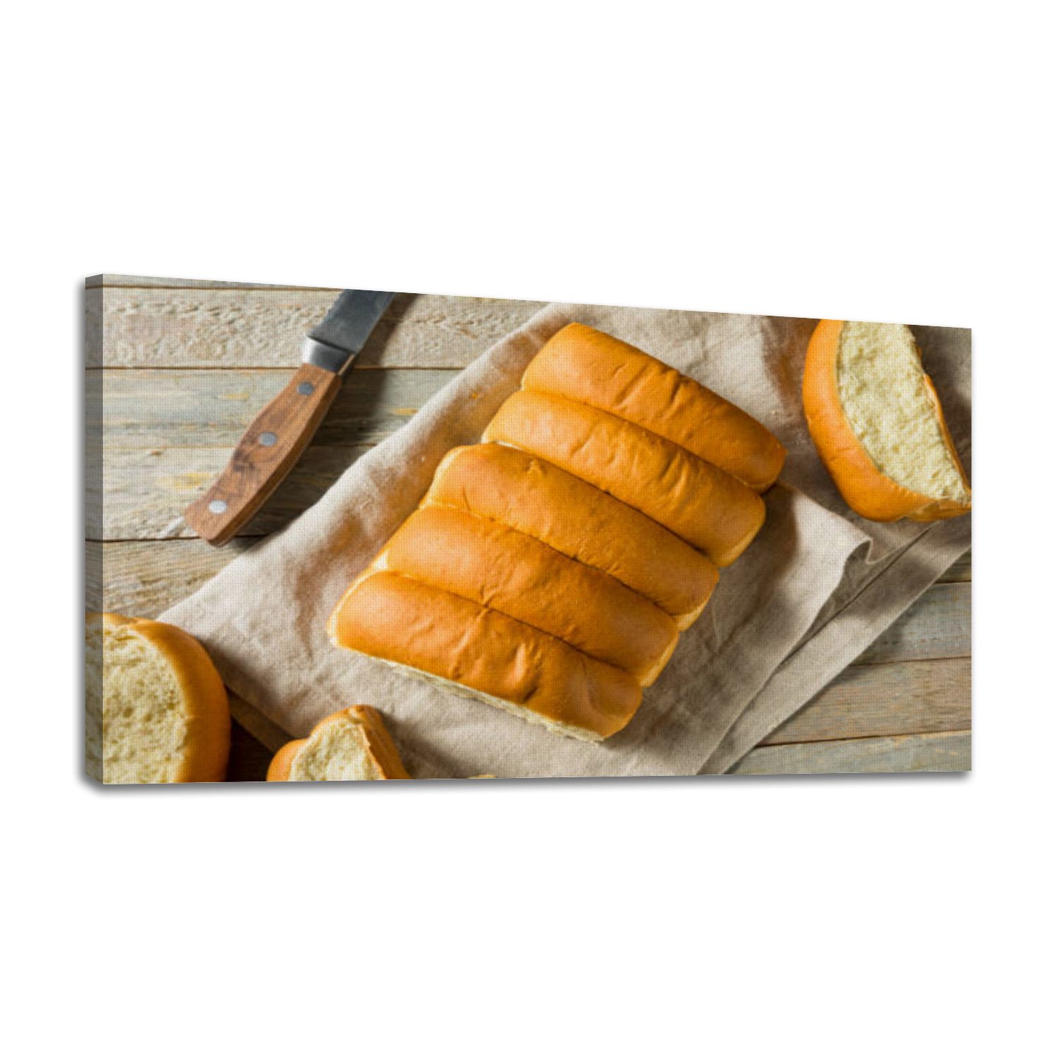 Canvas Wall Art Homemade New England Style Buns Wall Decor for Living ...