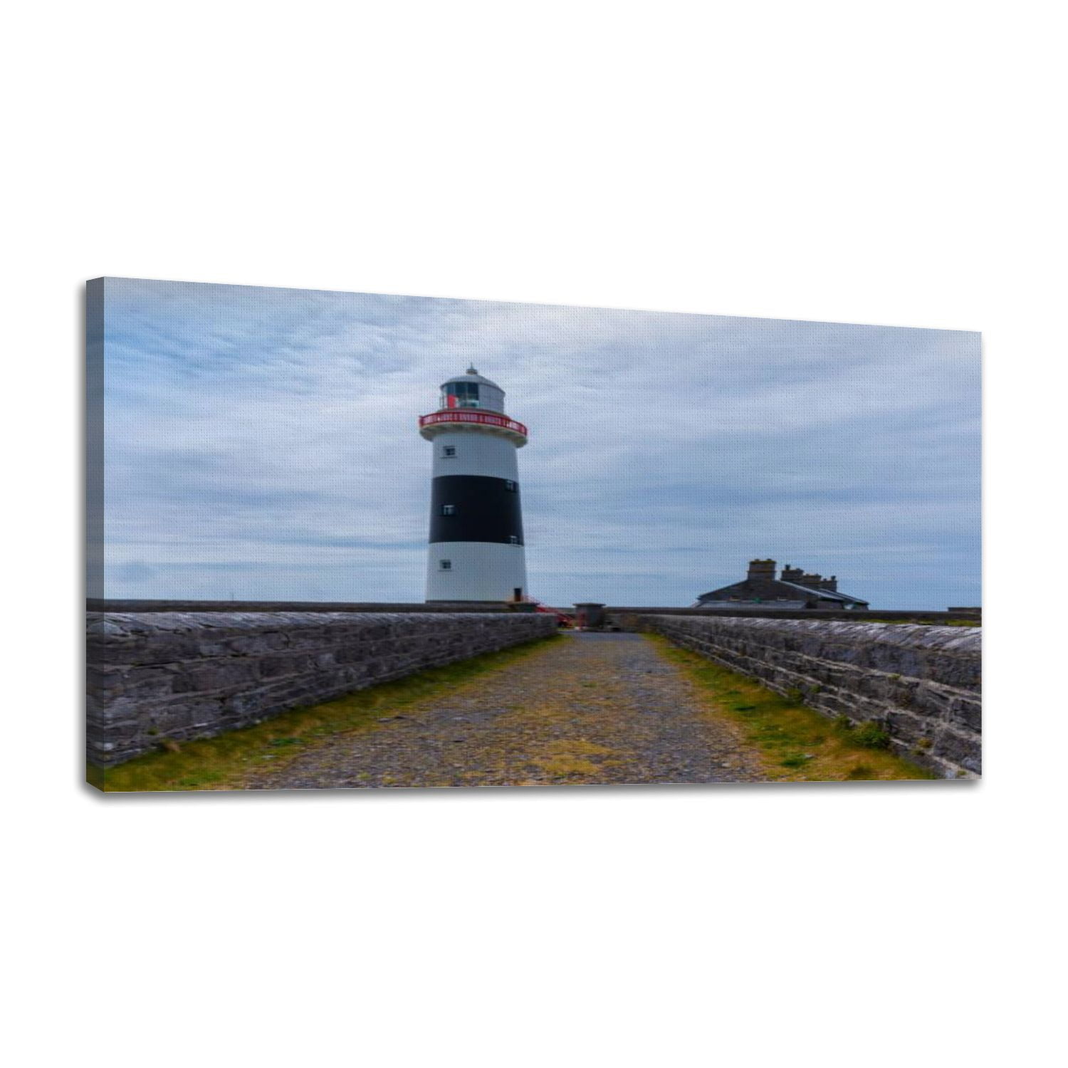 Canvas Wall Art Inisheer Lighthouse Wall Decor for Living Room Bathroom ...