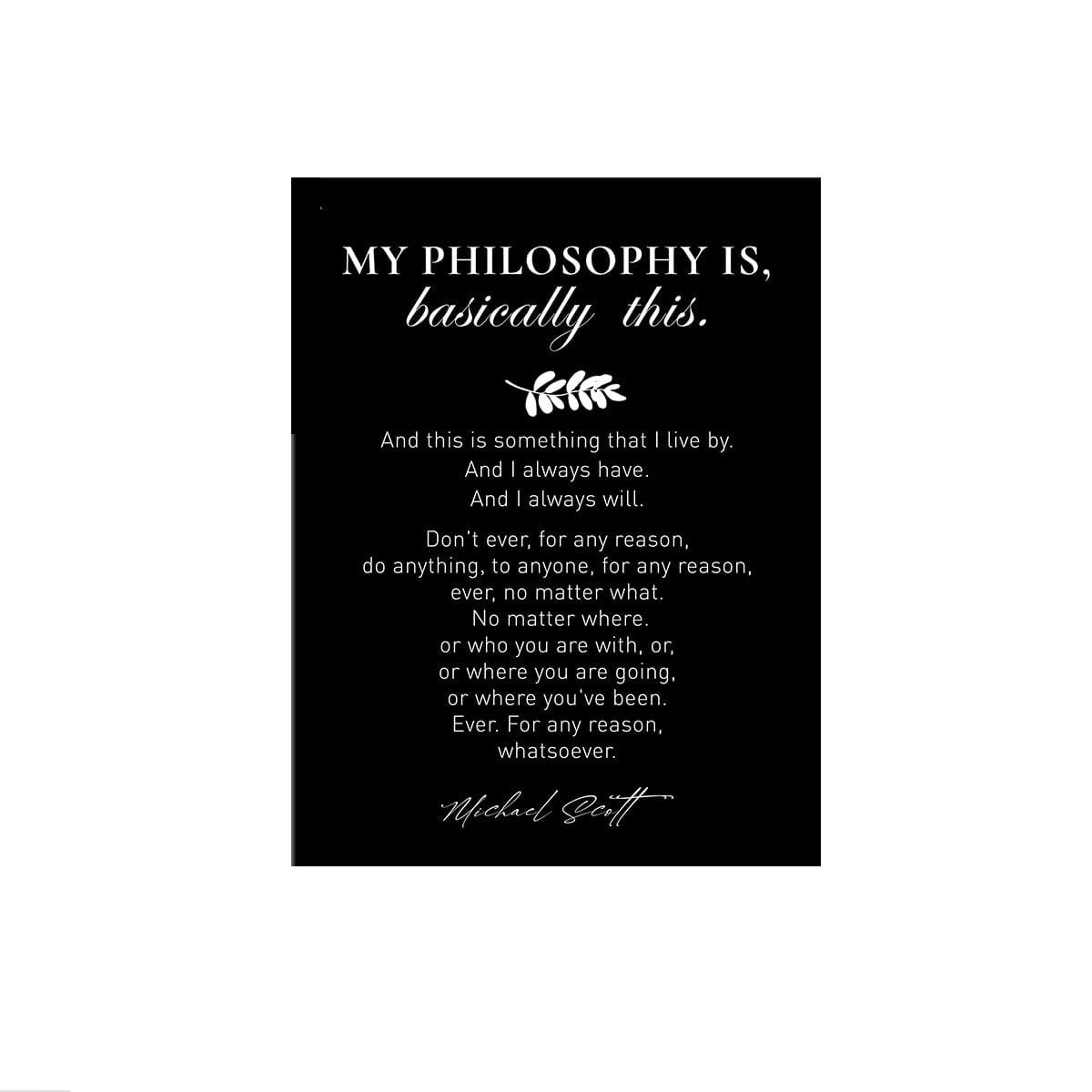 Canvas Wall Art Inspirational Motivational Philosophy Quote Canvas ...