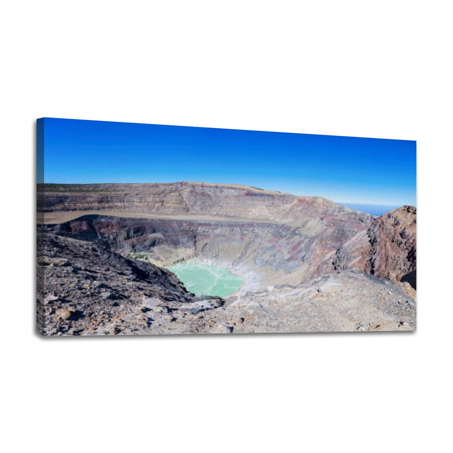 Canvas Wall Art Laguna Ilamatepec inside Santa Ana Volcano Wall Decor ...