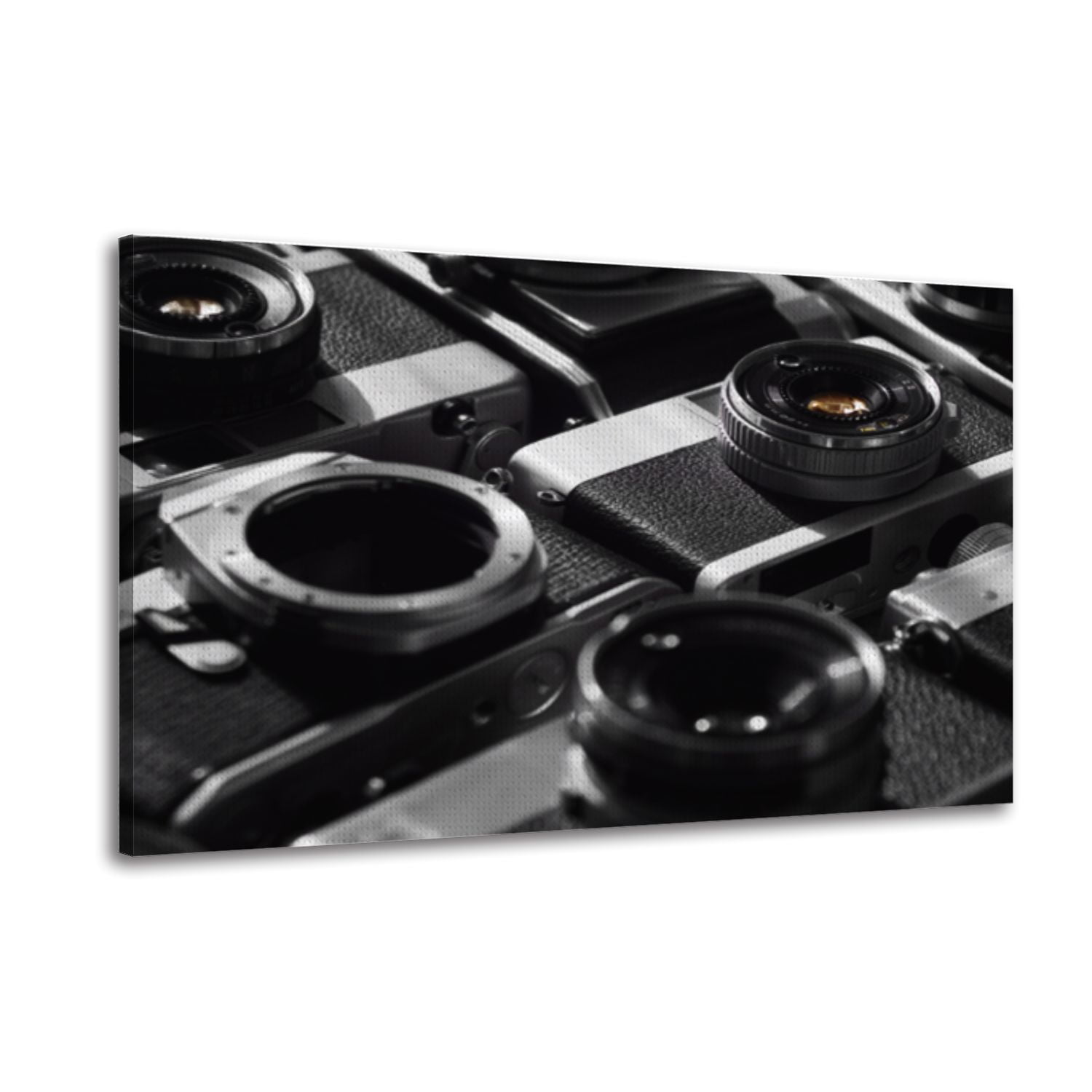 Canvas Wall Art Large group 35mm vintage film cameras Wall Decor for ...