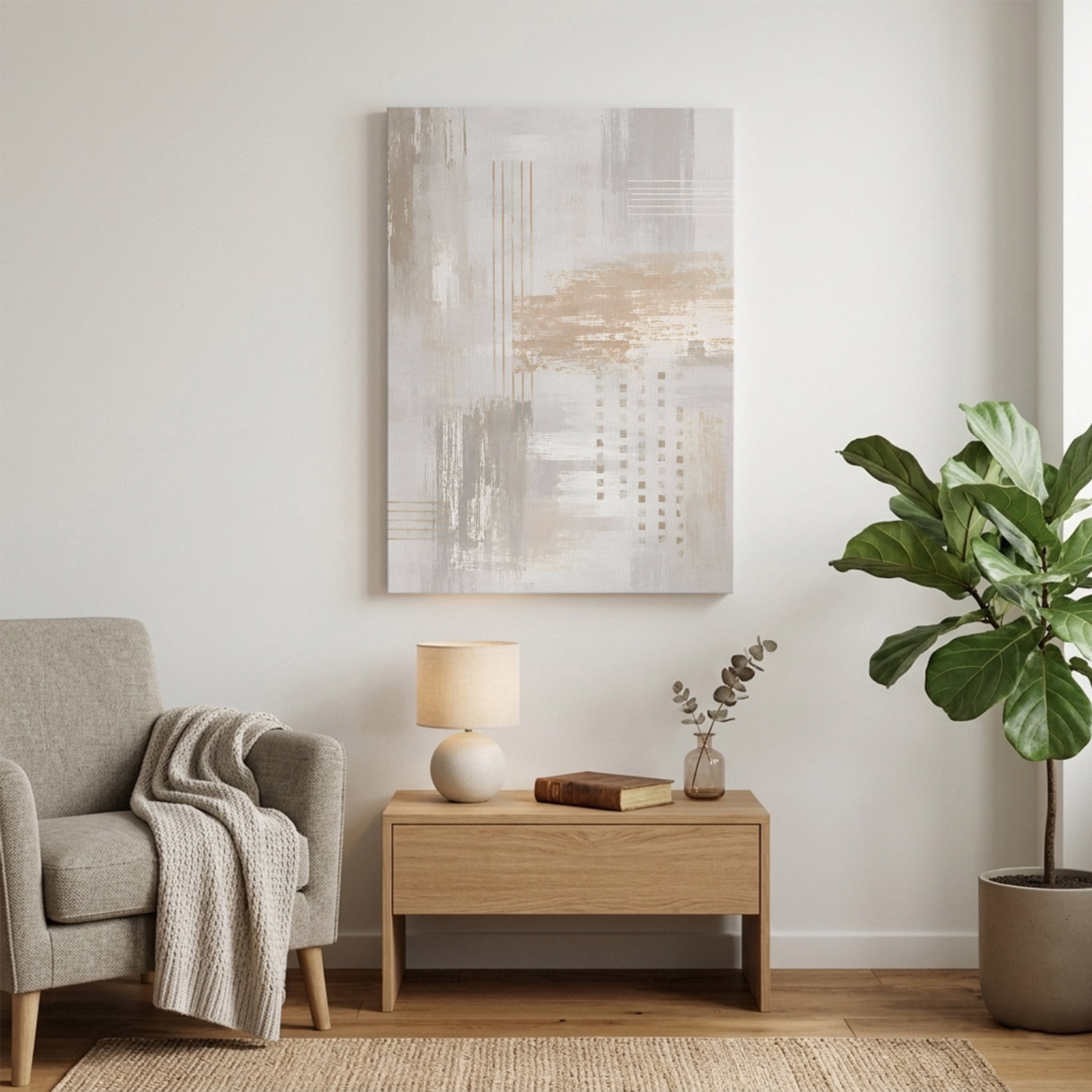 Canvas Wall Art Layered Paint Splatter Canvas Art Print Abstract ...