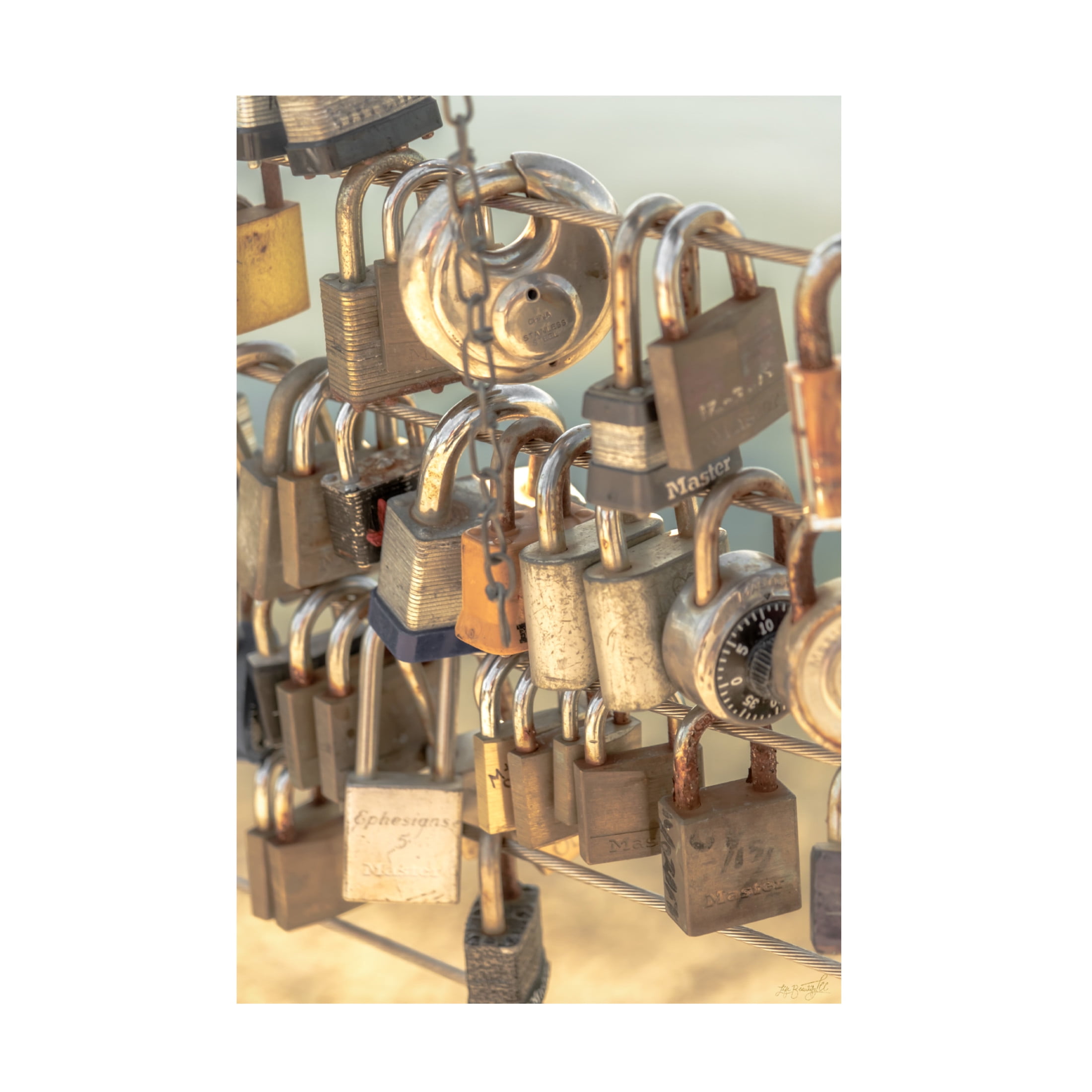 Canvas Wall Art - Life BeautifuLEE 'Lock and Love 5' Wall Art for ...