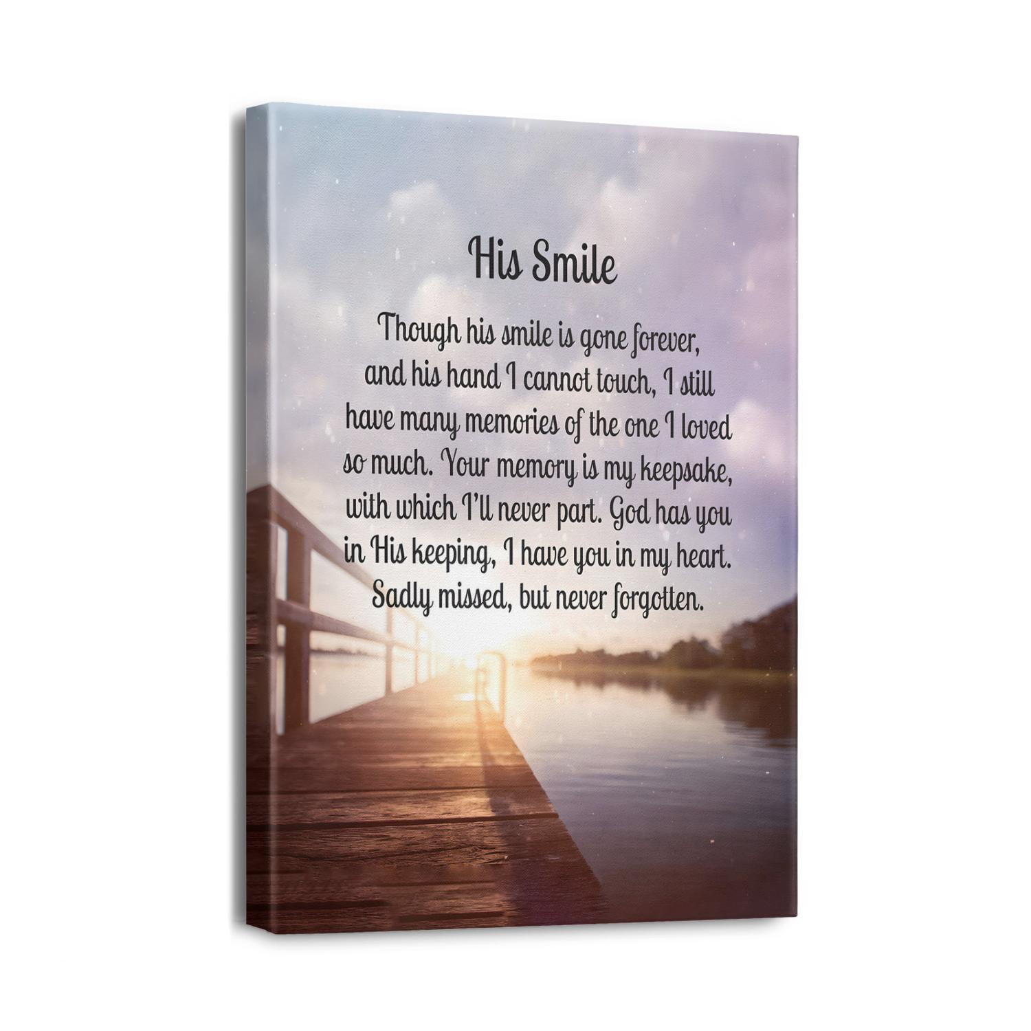 Canvas Wall Art for Living Room Inspirational Motivational Poem-green ...