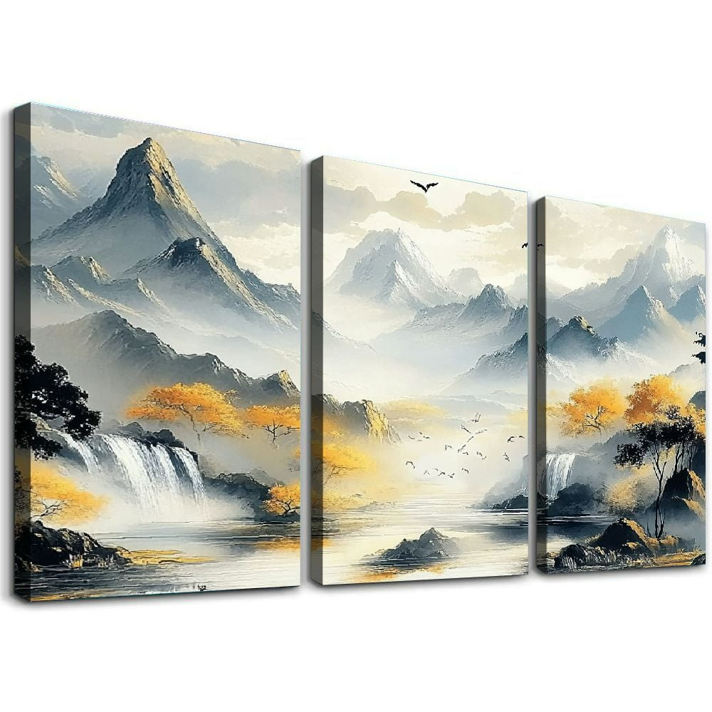 Canvas Wall Art For Living Room Large Size Wall Decorations For Office ...