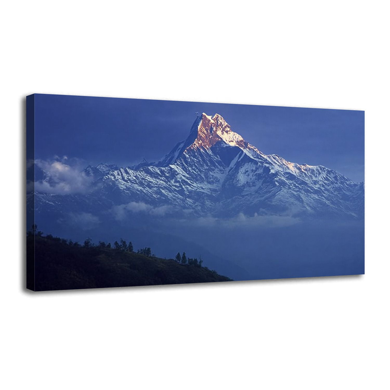 Canvas Wall Art Machhapuchre Fishtail Mountain Annapurna Himalaya Wall ...