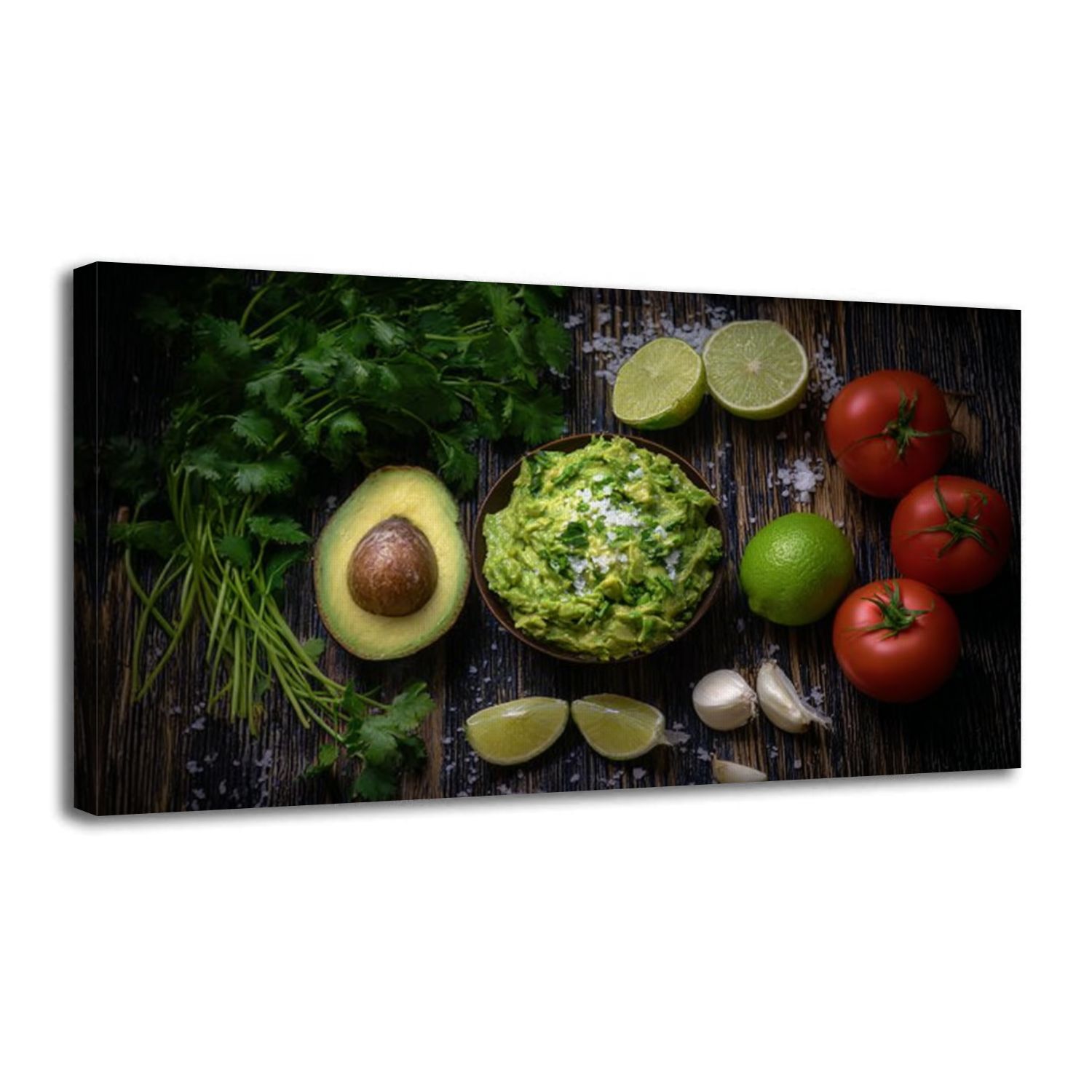Canvas Wall Art Making guacamole home Wall Decor for Living Room ...
