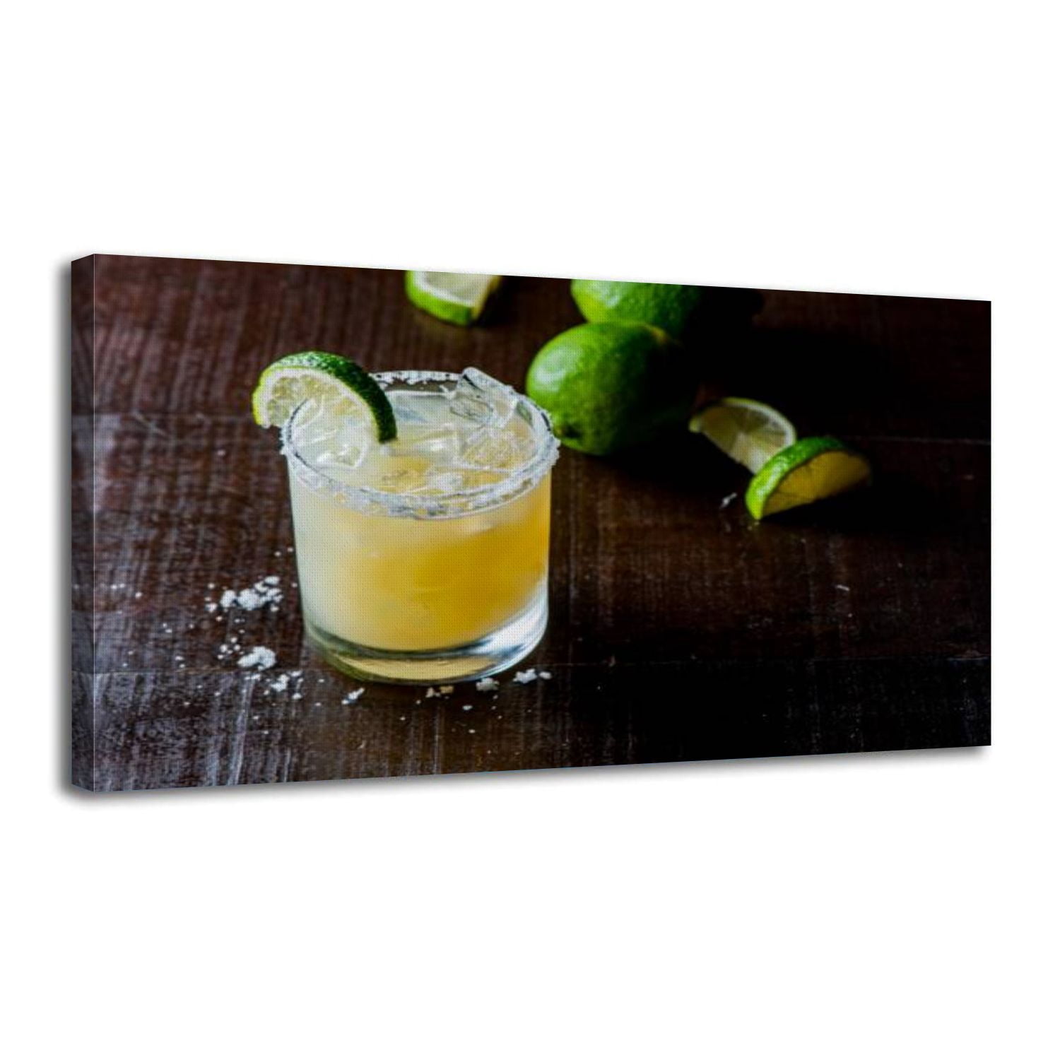 Canvas Wall Art Margarita Classic traditional Mexican cocktail Made ...