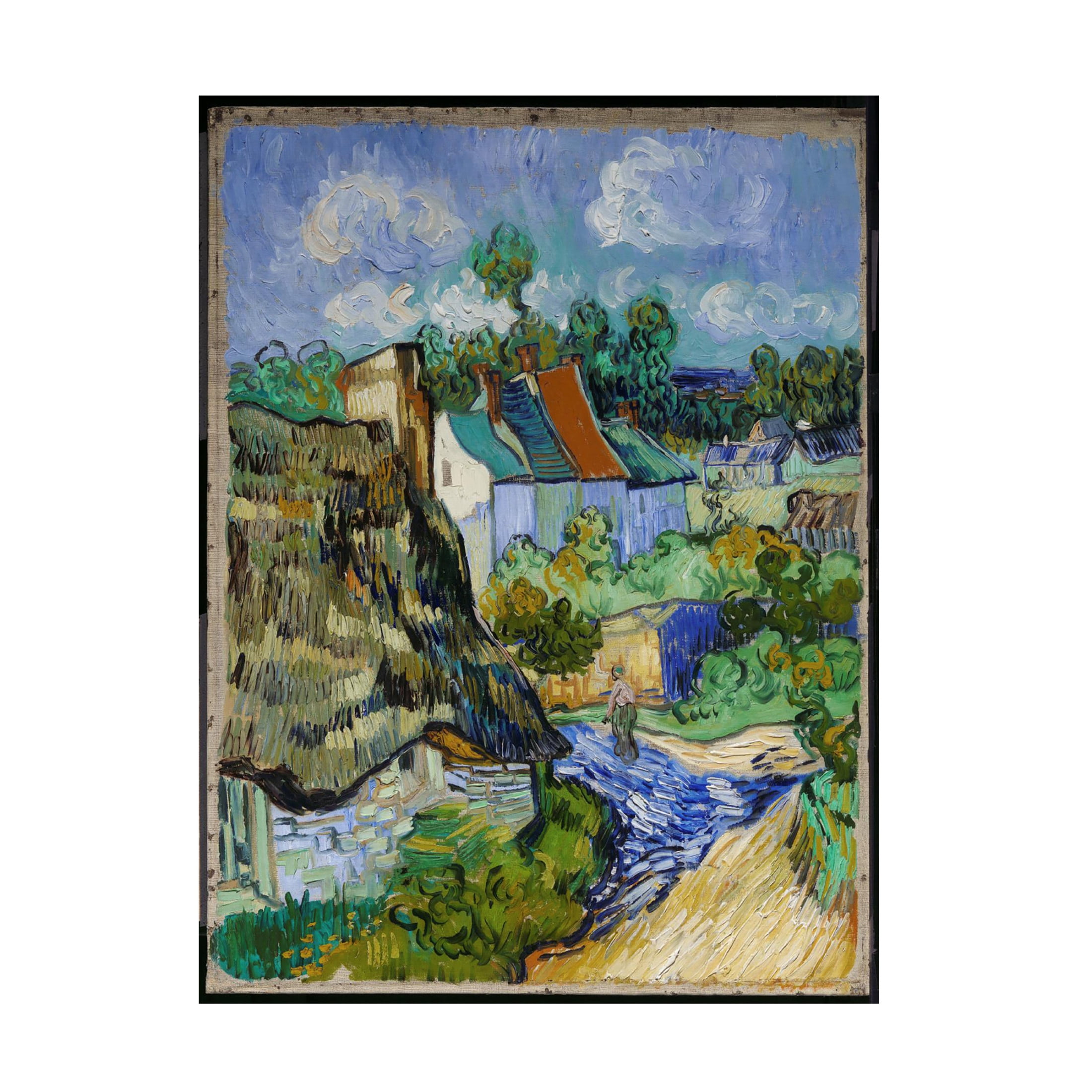 Canvas Wall Art - Masters Collection 'Houses At Auvers Vincent Van Gogh ...