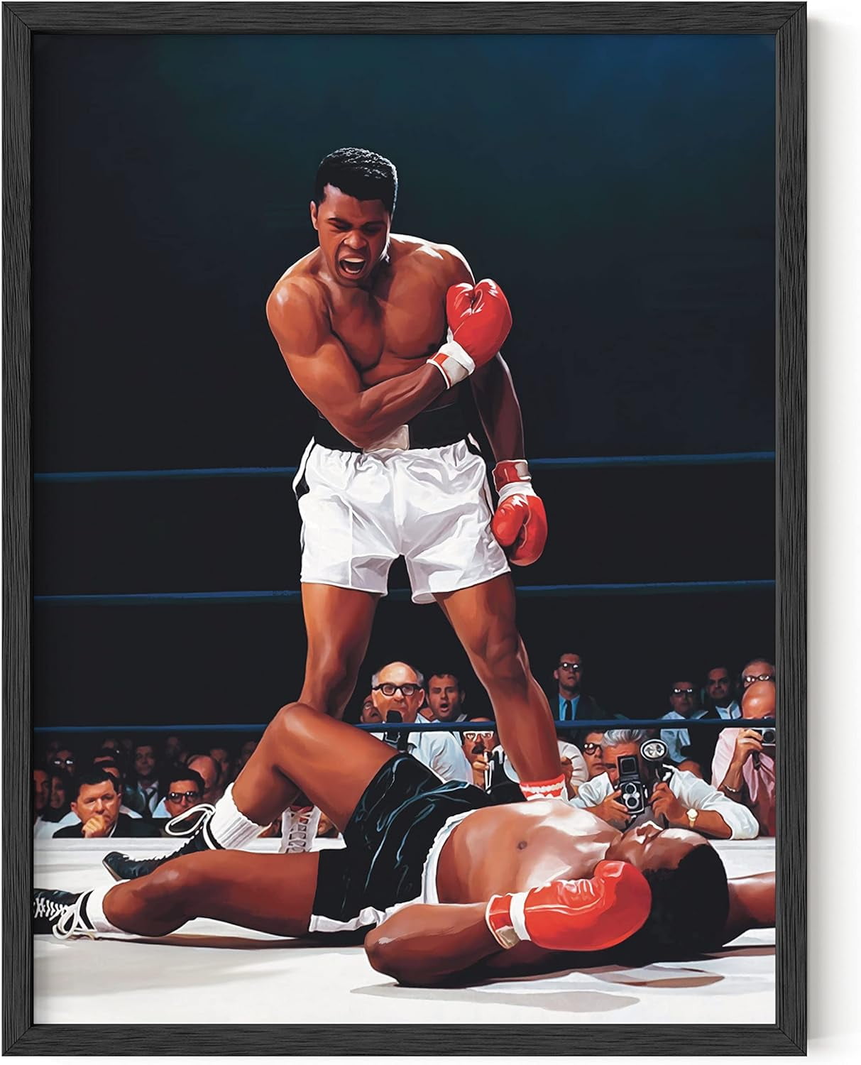 Canvas Wall Art for Men, Motivational Wall Decor, Ring Boxing Posters ...