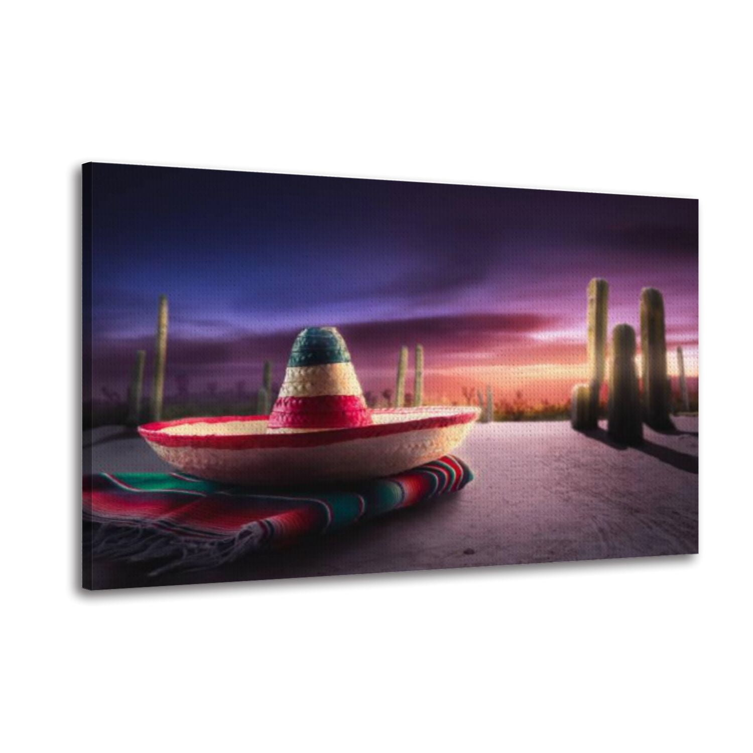 Canvas Wall Art Mexican hat Wall Decor for Living Room Bathroom Bedroom ...