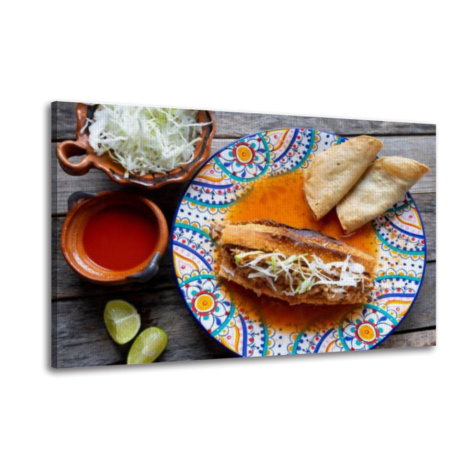 Canvas Wall Art Mexican pork sandwich red willow also called drowning ...