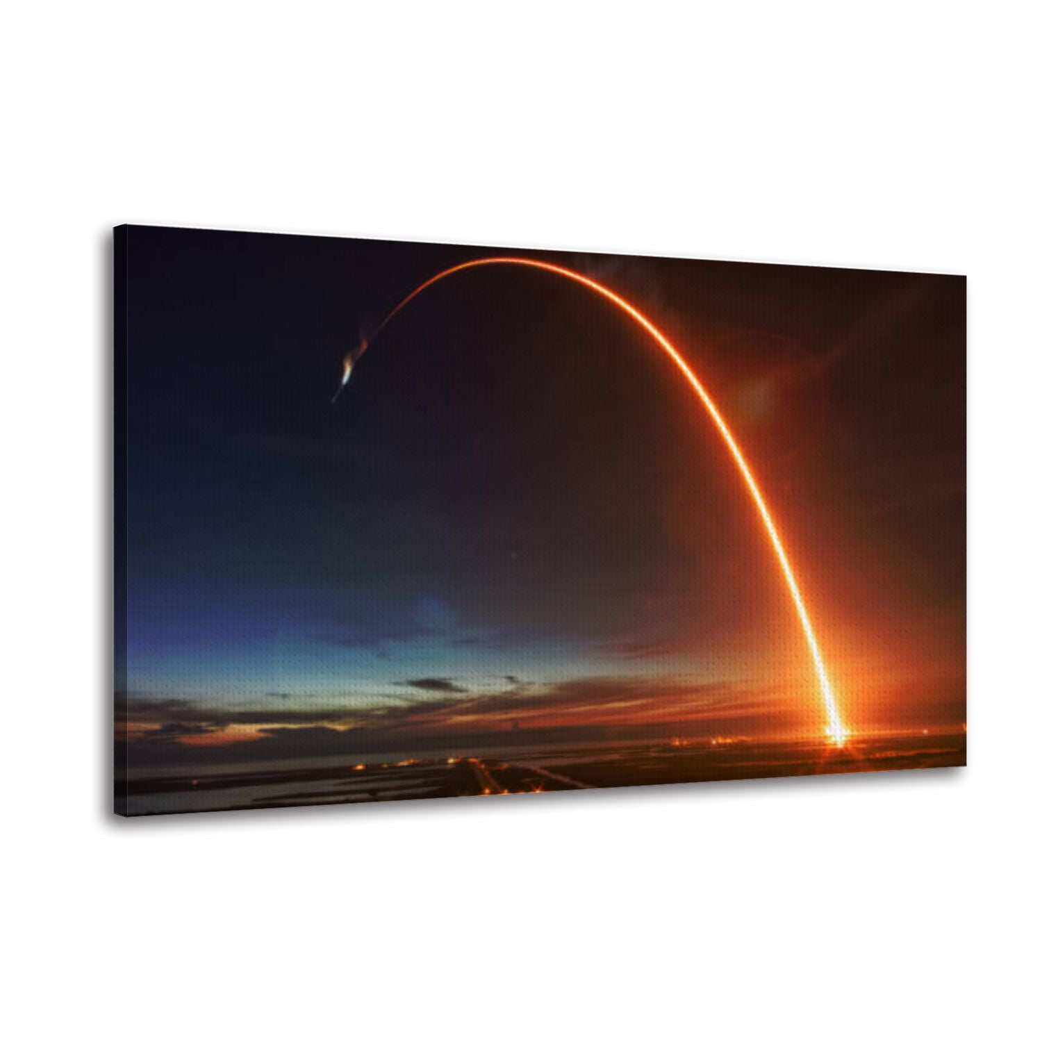 Canvas Wall Art Missile launch night elements this furnished by Wall ...