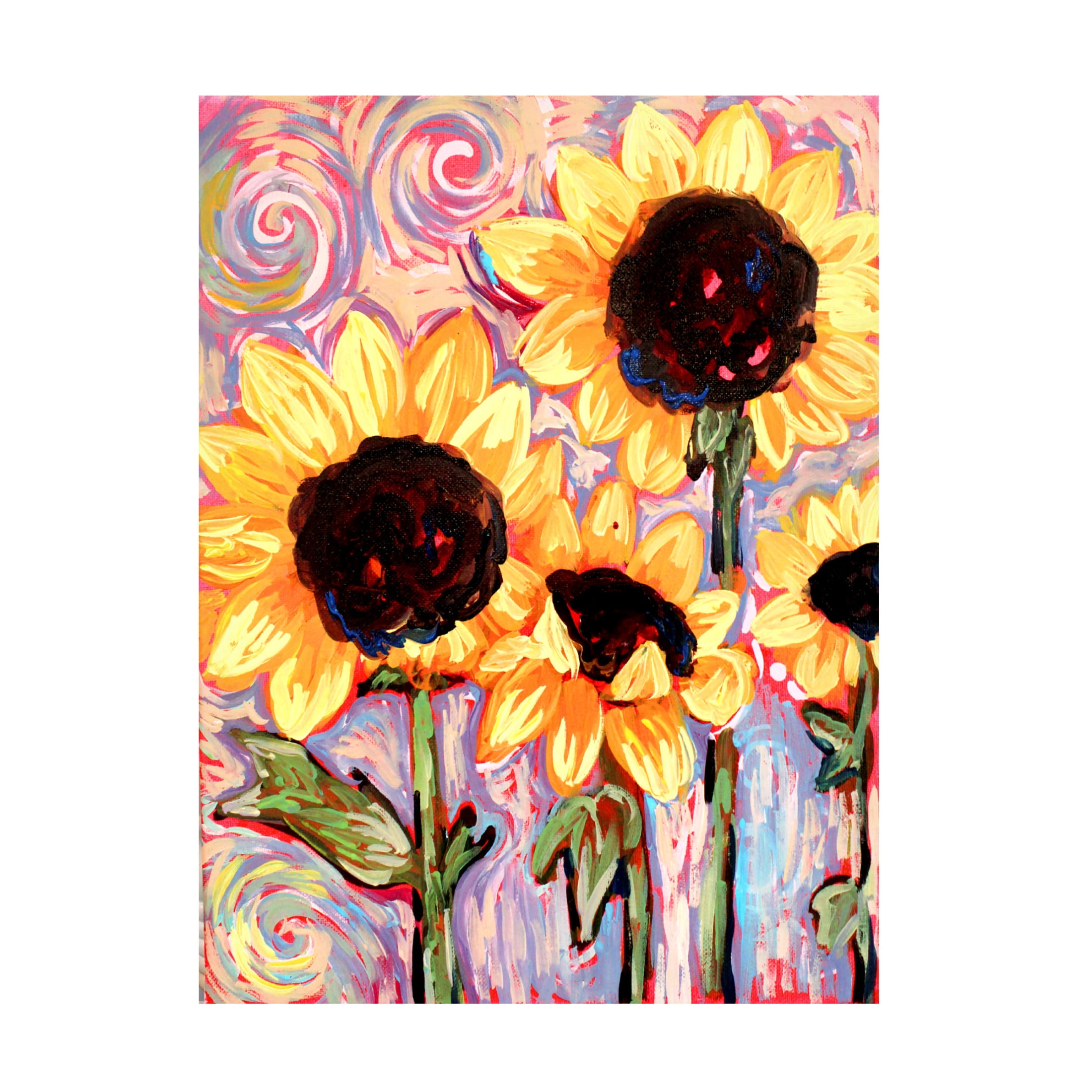 Canvas Wall Art - Natasha Wescoat 'Sunny Bunch' Wall Art for Living ...