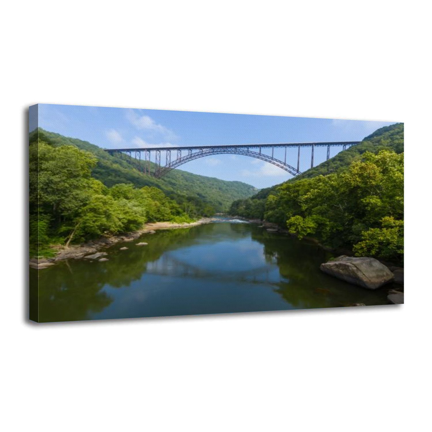Canvas Wall Art New River Gorge Bridge Wall Decor for Living Room ...