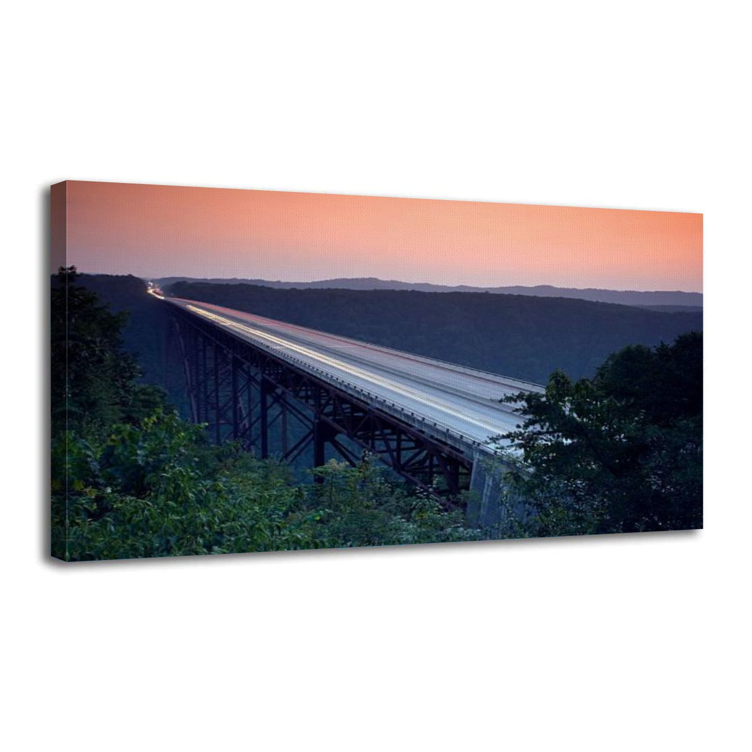 Canvas Wall Art New River Gorge Bridge West Virginia Wall Decor for ...