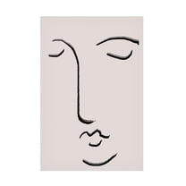 Canvas Wall Art - Pictufy Studio Ii 'Monstera Lines' Wall Art for ...