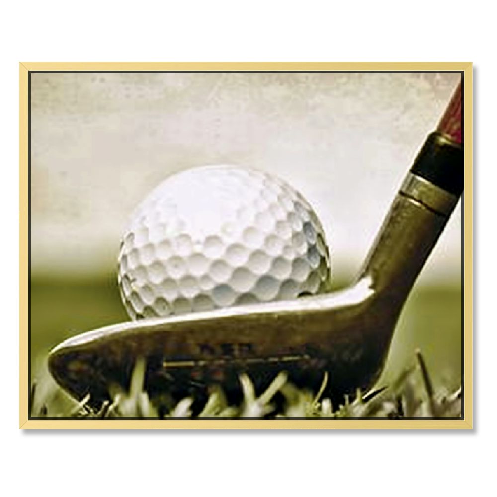 Canvas Wall Art Play Golf Canvas Print Artwork Sport Ball Wall Art ...