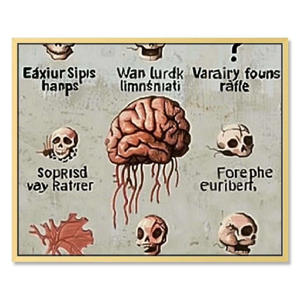 Canvas Wall Art, Canvas Poster Wall Art Hanging Decor Print, Psychology ...