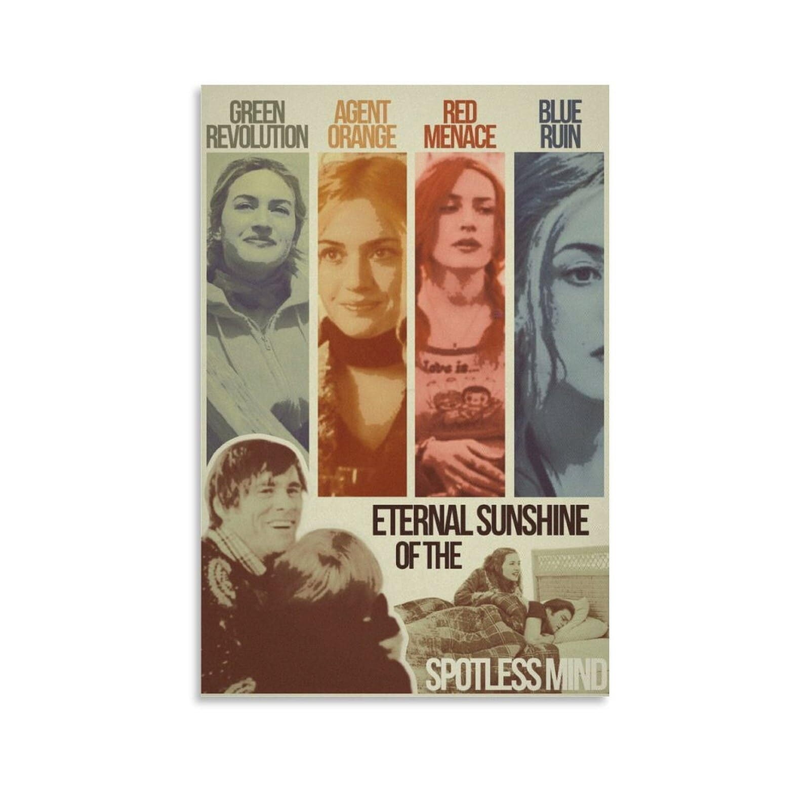 Canvas Wall Art Poster Sunshine of The Spotless Mind Classic Movie (4 ...