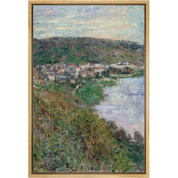 Canvas Wall Art Print Artwork Wall Art View of Vetheuil Claude Monet ...